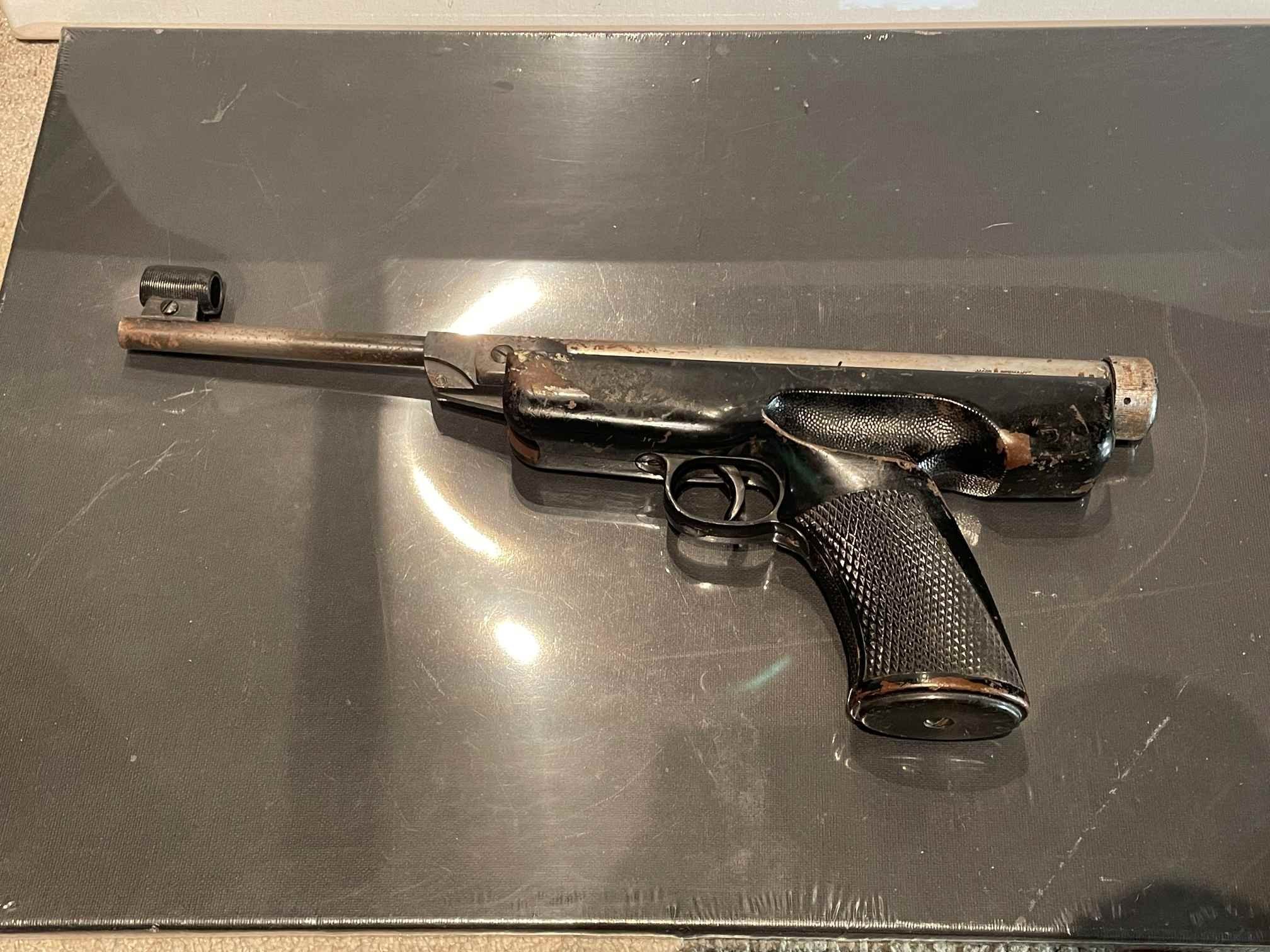 Diana model 5 snygg luftpistol 60-tal retro bla.. | Köp på Tradera ...