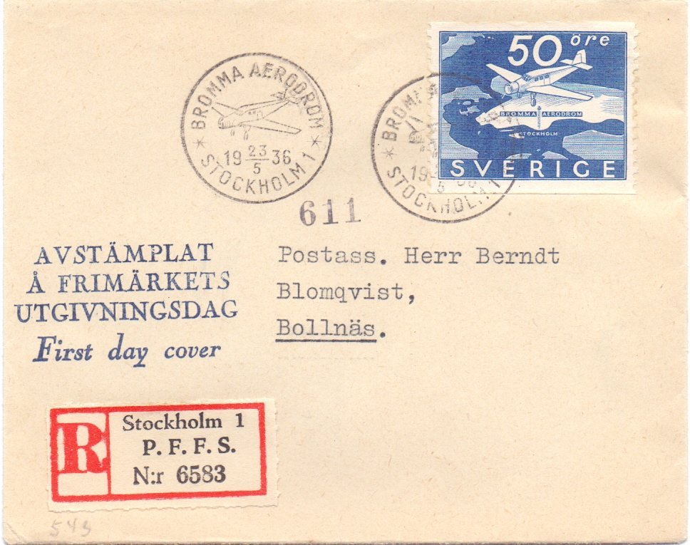 FDC 23/5 36, Bromma | Köp från nilsfrim på Tradera (734183024)