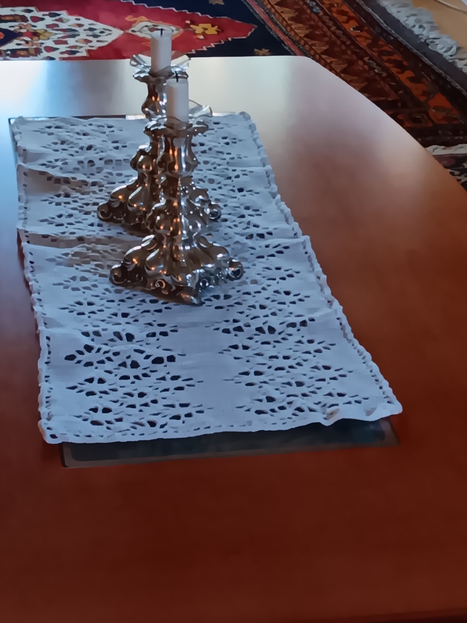 Två virkade dukar | Köp på Tradera (702403292)