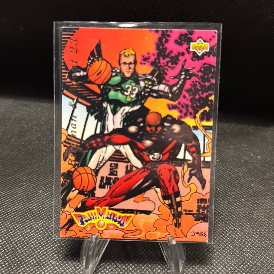 Larry Bird - Michael Jordan 1993 Upper Deck Fan.. | Köp på Tradera ...