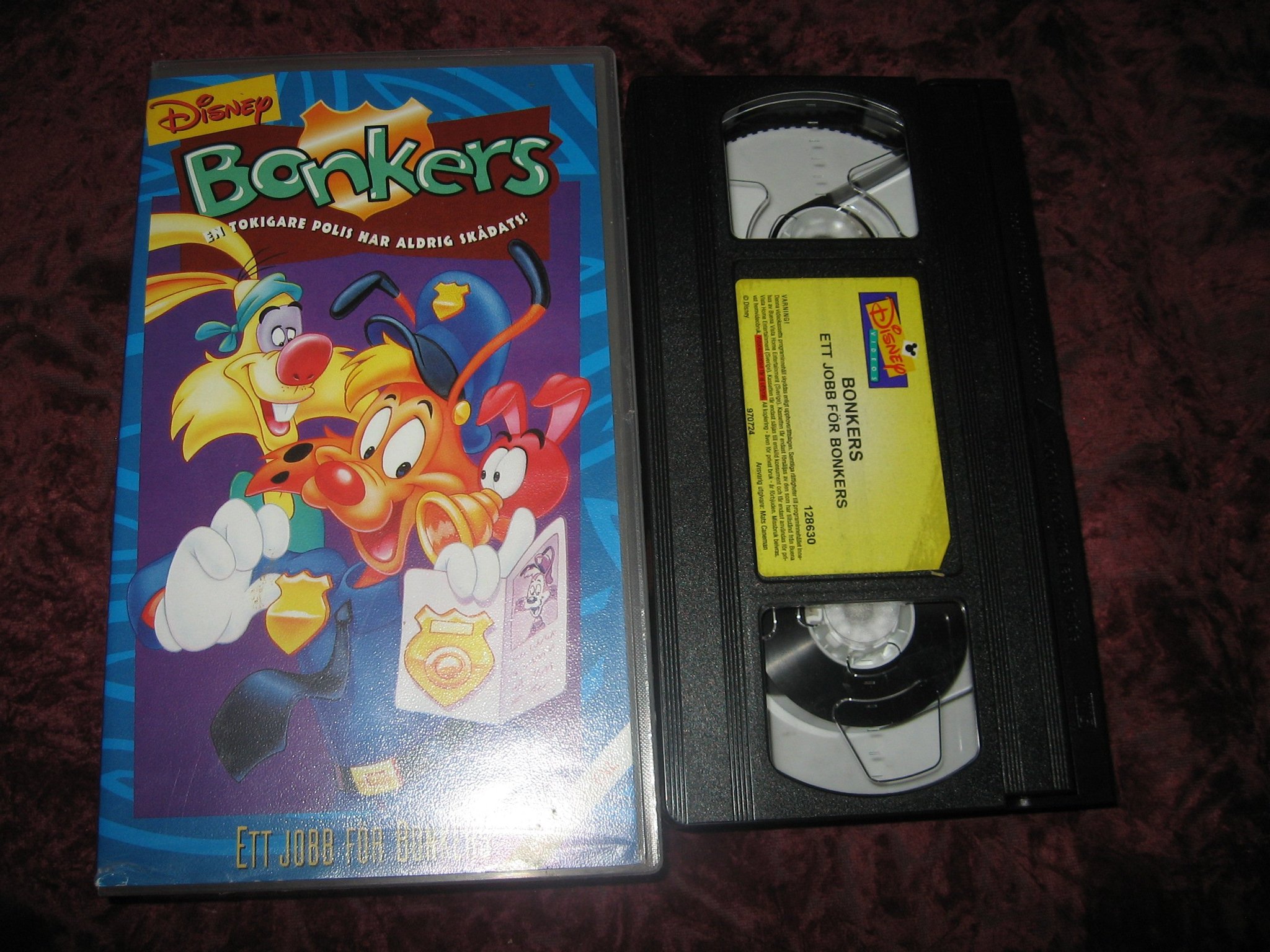 BONKERS ETT JOBB FÖR BONKERS (WALT DISNEY) VHS .. | Köp på Tradera ...