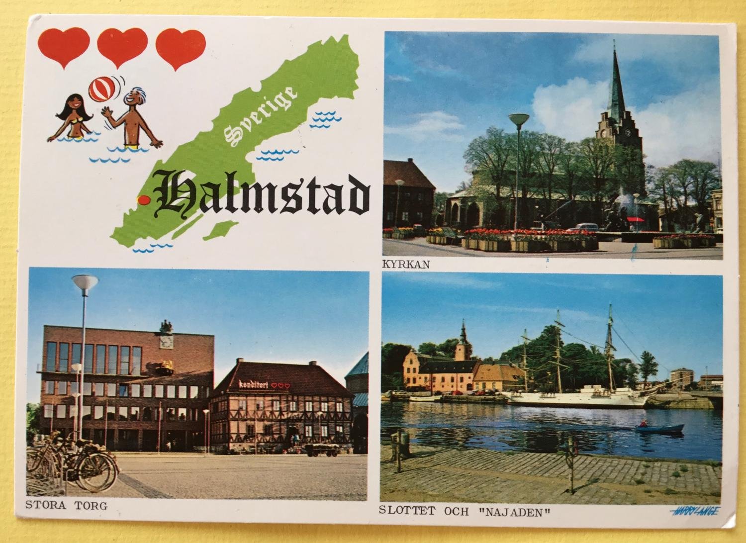 Kort Halmstad karta | Köp på Tradera (594937442)