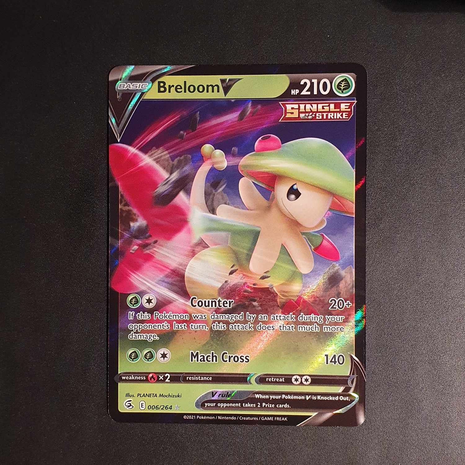 Pokemon Breloom V 006/264 Fusion Strike | Köp på Tradera (700896558)