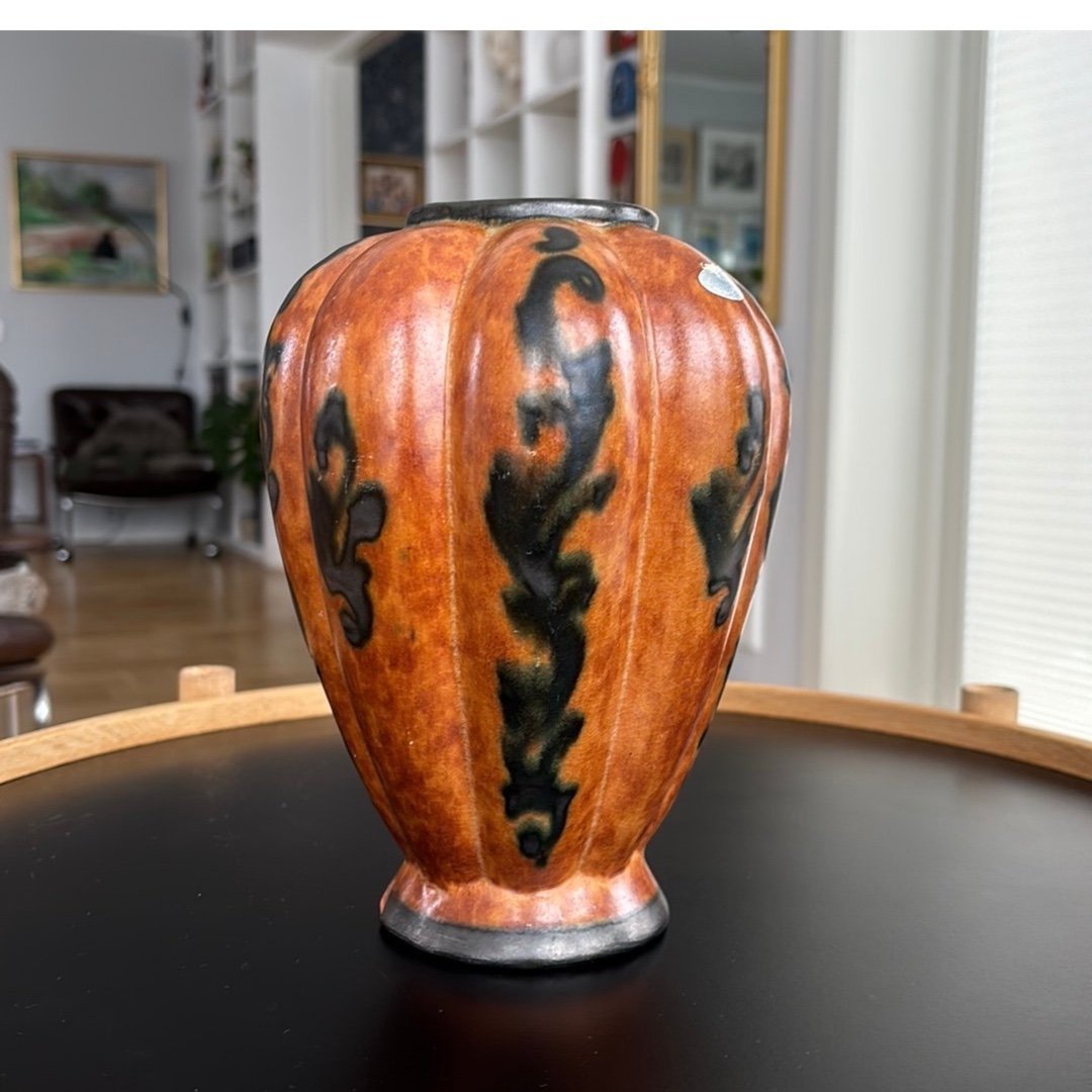 Dekorativ art deco vas Broque, Gabriel Burmeist.. | Köp på Tradera ...