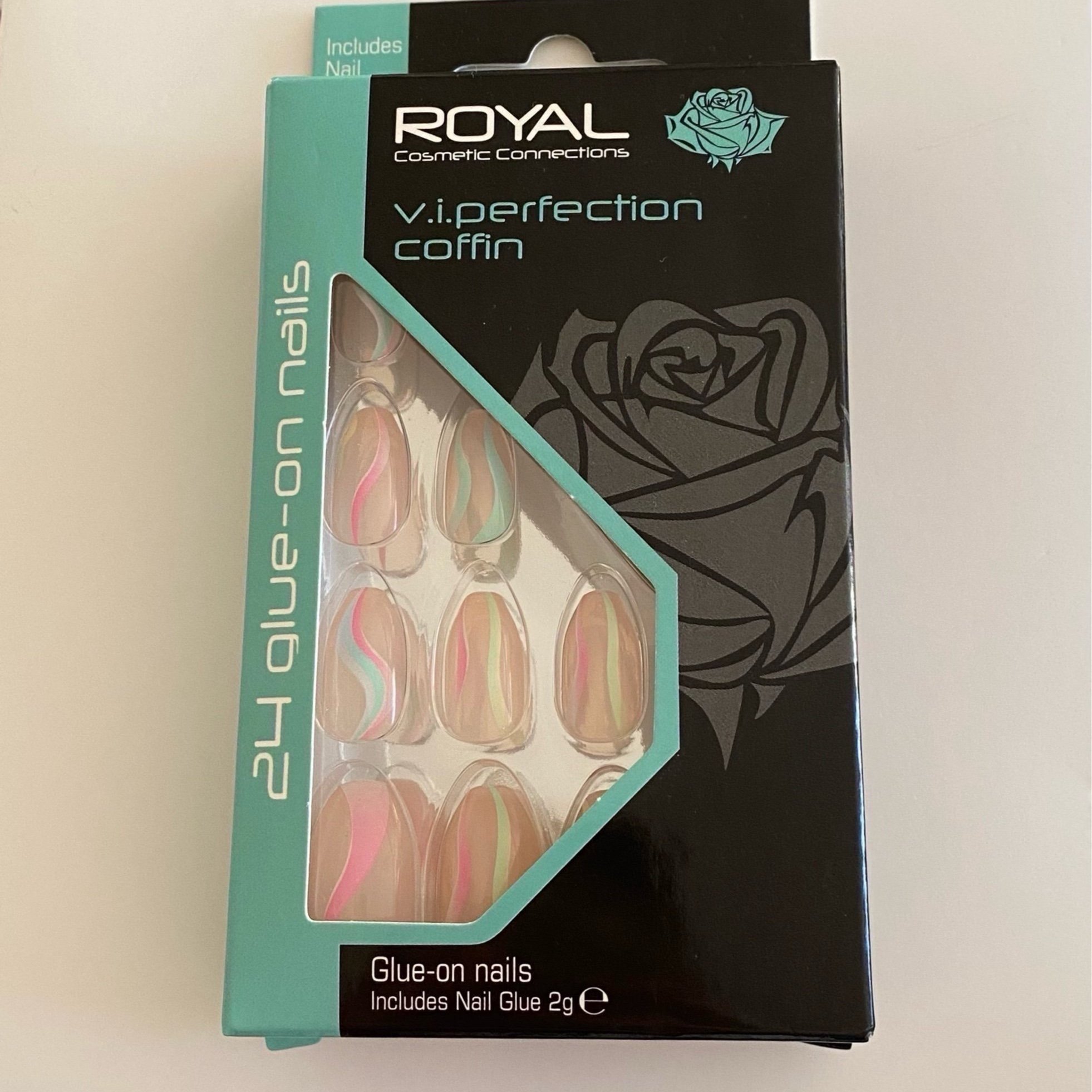 Royal Flare Stiletto Glue-on Nails | Köp på Tradera (710384467)