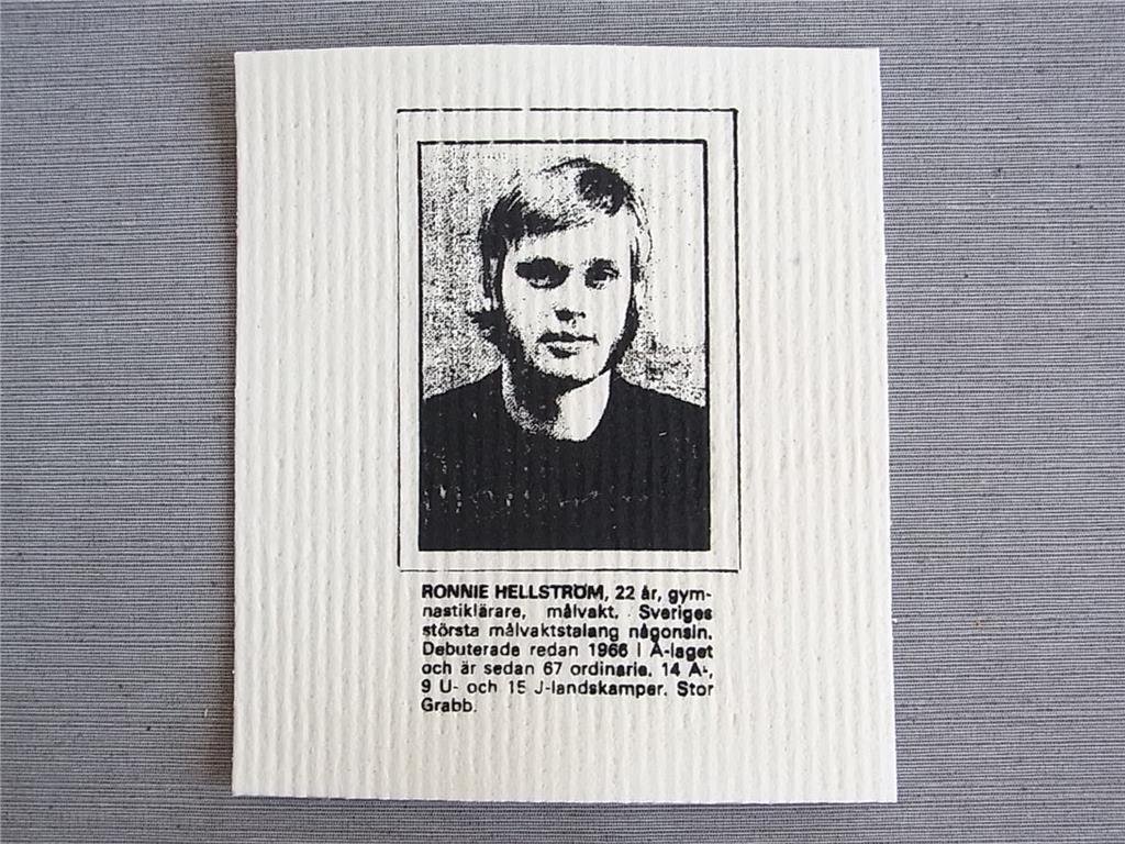 Handtryckt Disktrasa/Ronnie Hellström/Hammarby/.. | Köp på Tradera (705285492)