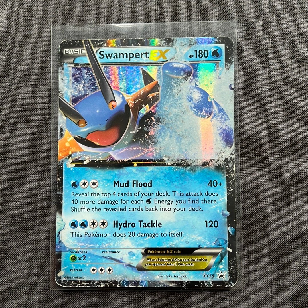 Swampert EX XY55 2015 English Promo Pokemonkort | Köp på Tradera ...