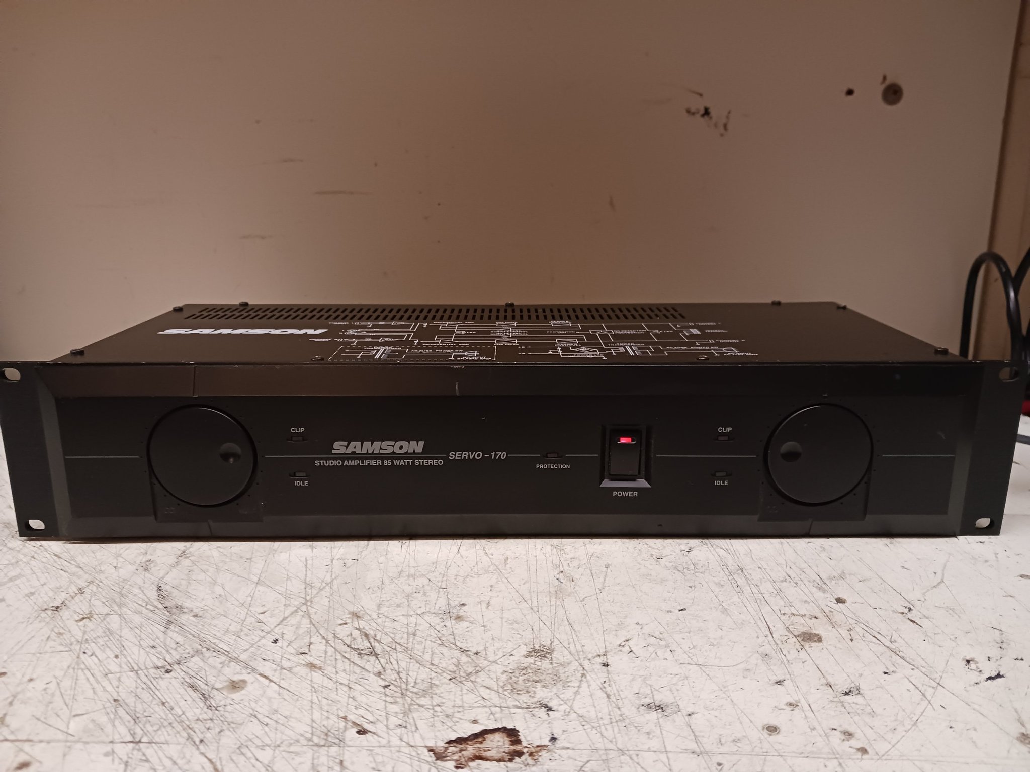 Samson Servo-170 Studio Amplifier 85 Watt Stereo | Köp på Tradera ...
