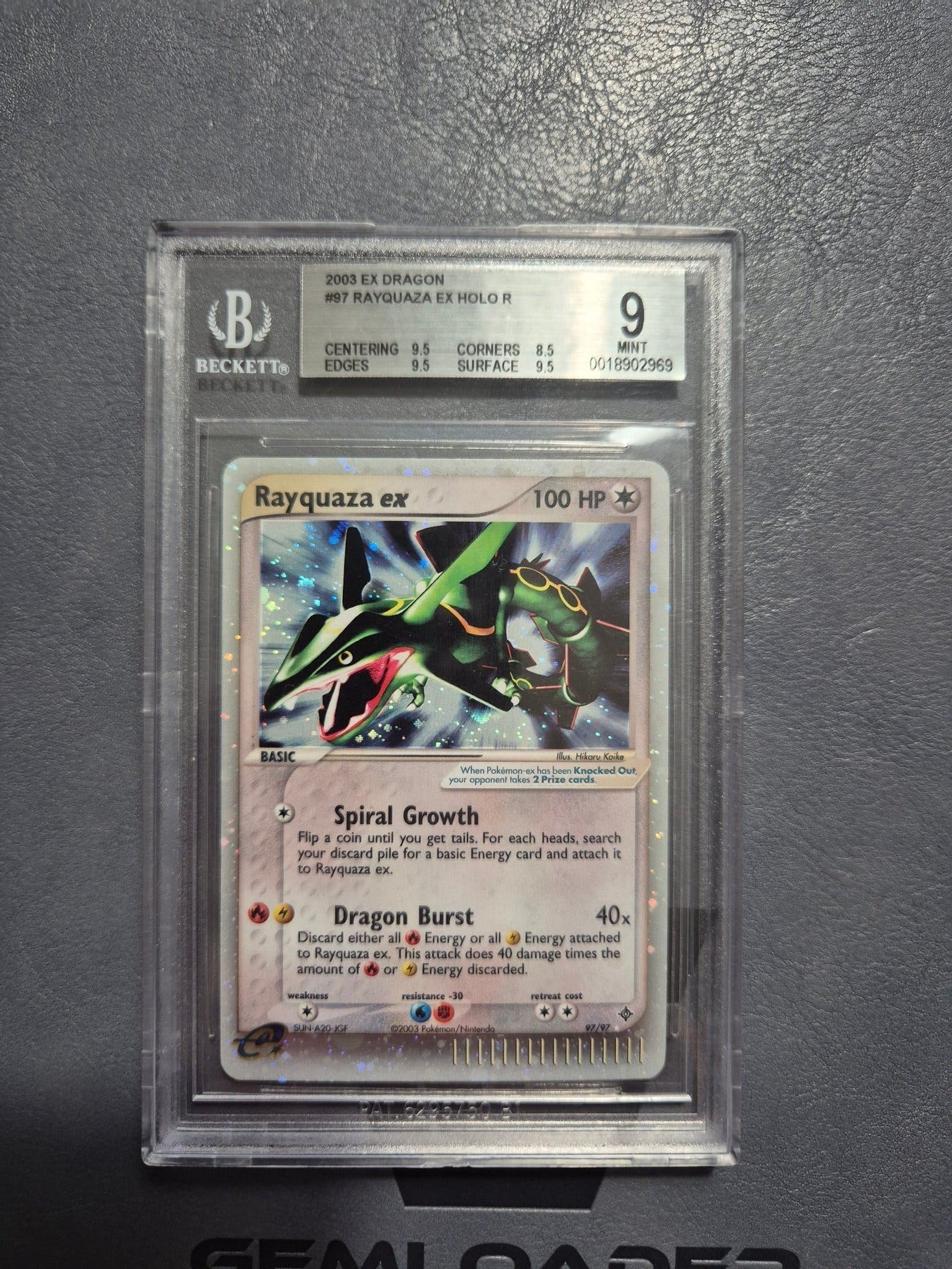 Rayquaza Ex 97/97 Dragon Pokemonkort | Köp på Tradera (736777352)