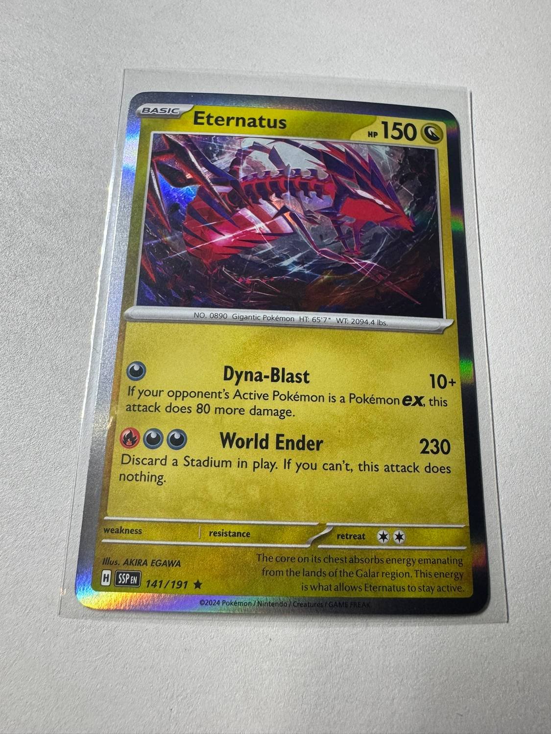 Se produkter som liknar Eternatus Holo #141/191 Pokem.. på Tradera ...