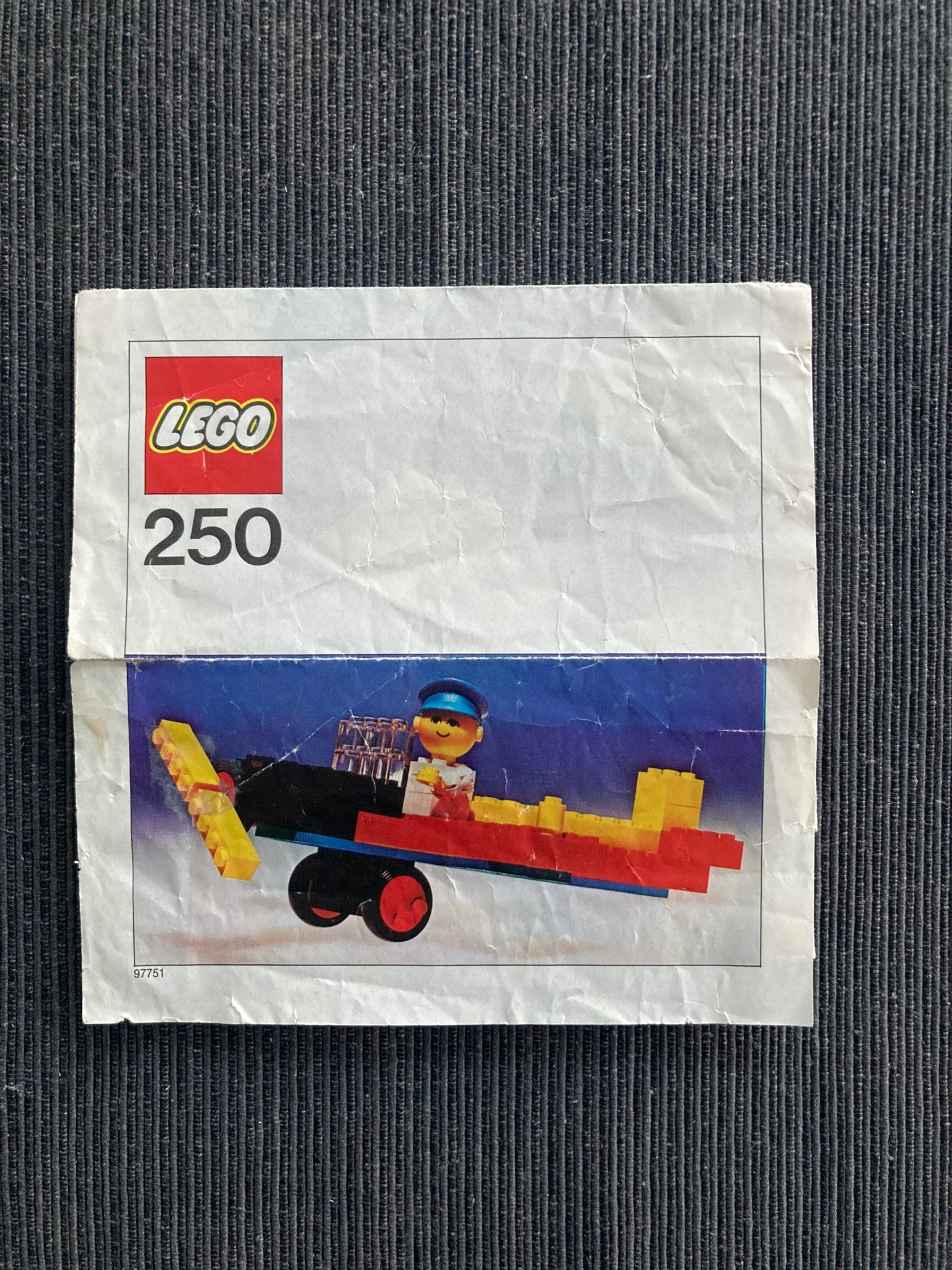 LEGO 250 - Flygplan, Instruktion | Köp på Tradera (707687158)