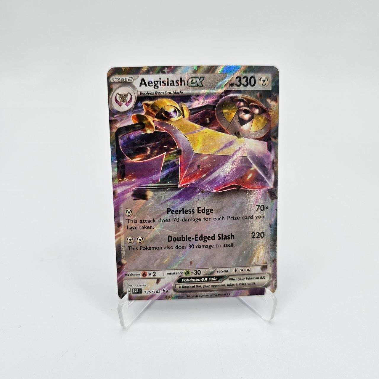 Aegislash ex 135/182 Paradox Rift, Pokémon TCG .. | Köp på Tradera ...