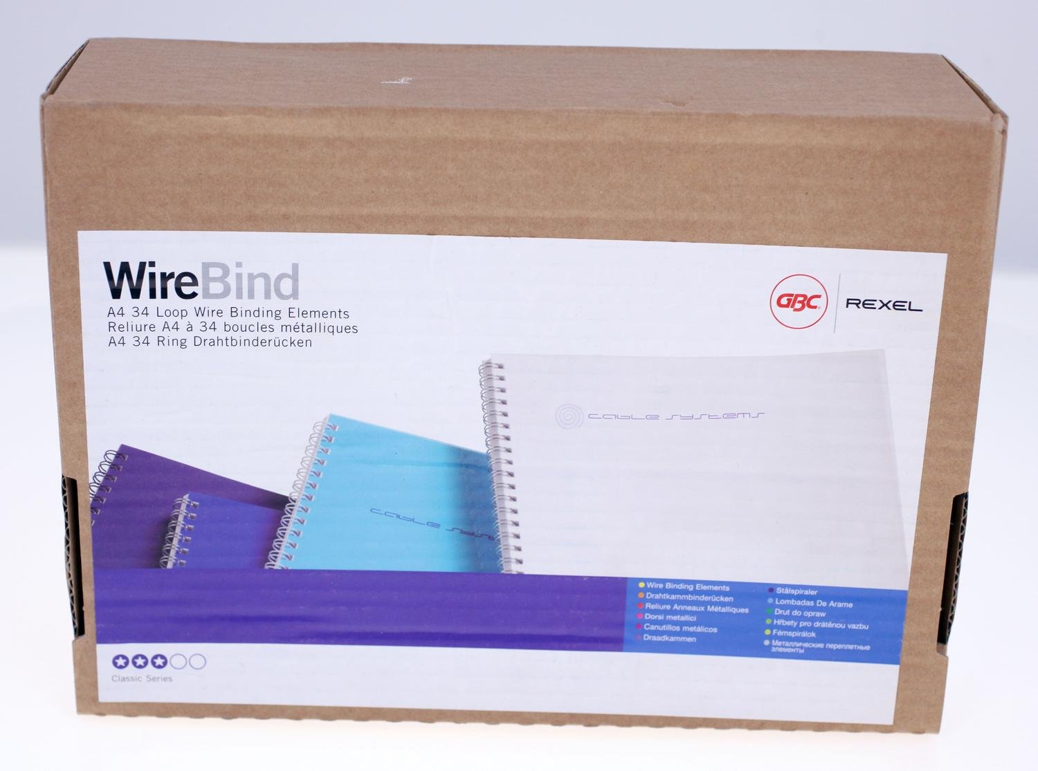 Rexel A4 wire bind-metal wire binders for books.. | Köp på Tradera ...