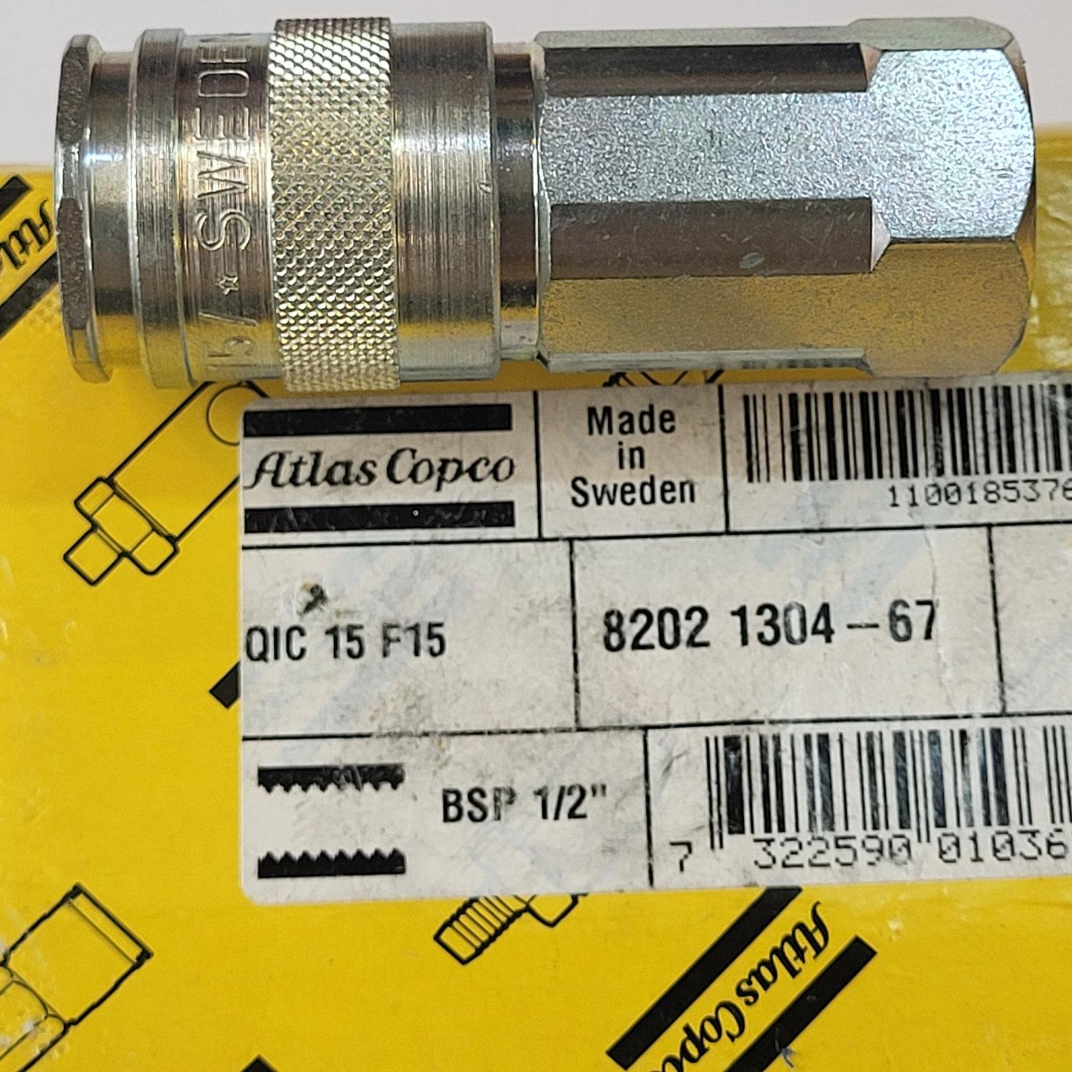 Atlas Copco snabbkoppling tryckl.. | Köp från Retooling på Tradera ...