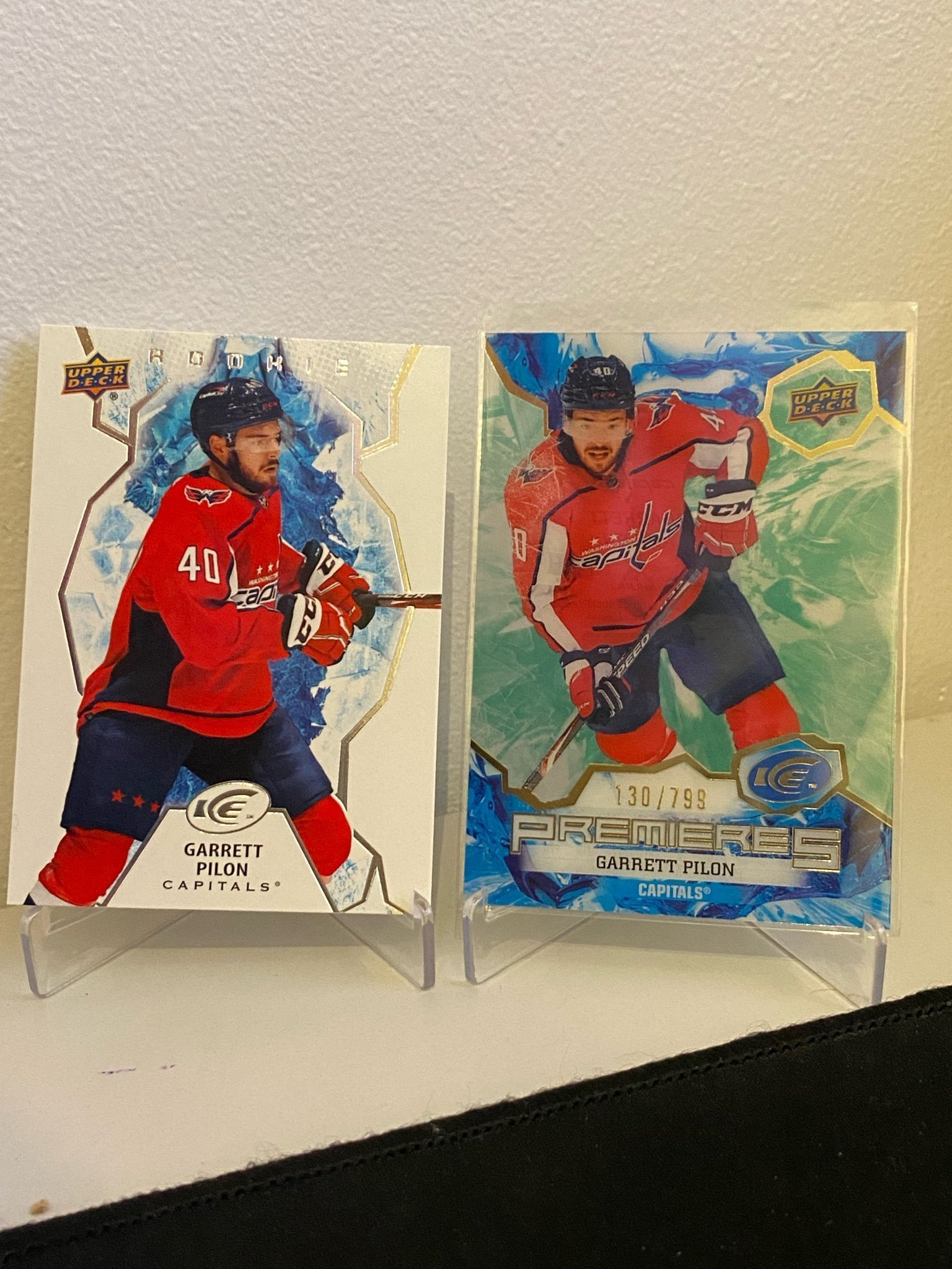 Garrett Pilon - 2 st. Ice Premieres /799 + Base.. | Köp på Tradera ...