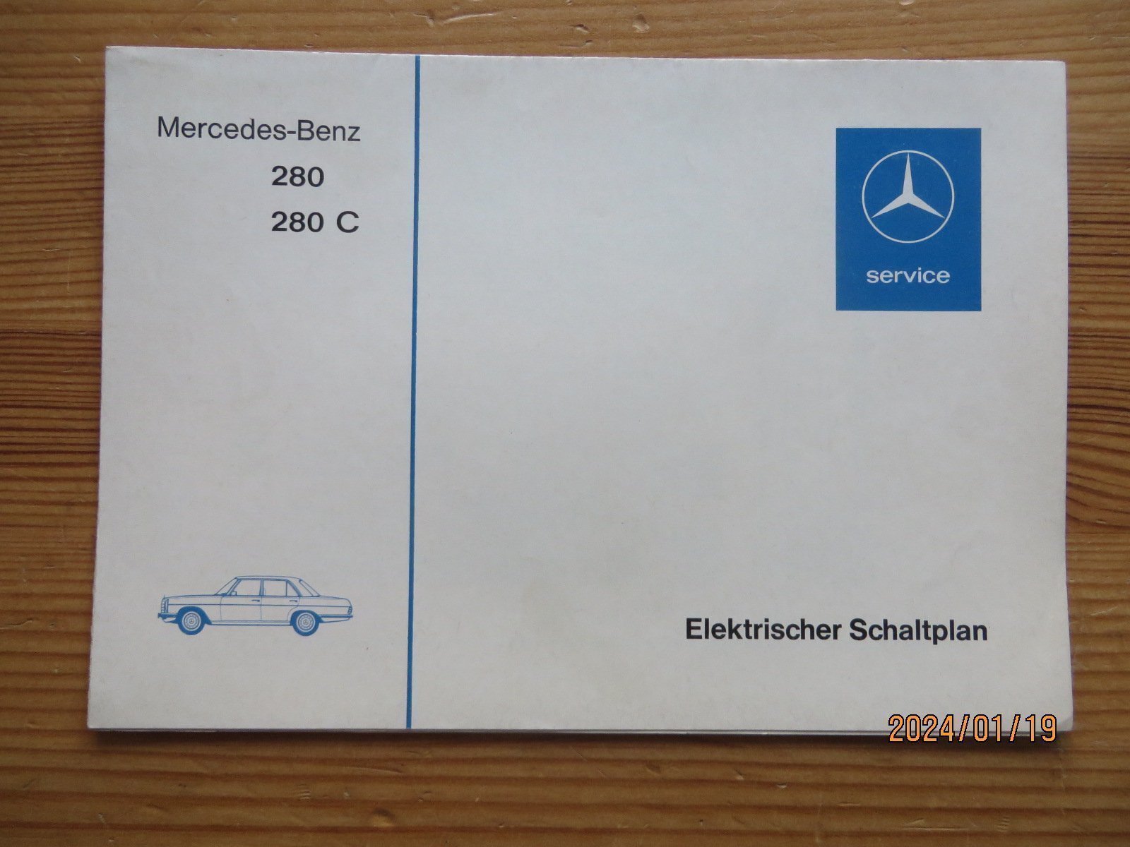 Mercedes original elschema på tyska, .. | Köp från amtc på Tradera ...