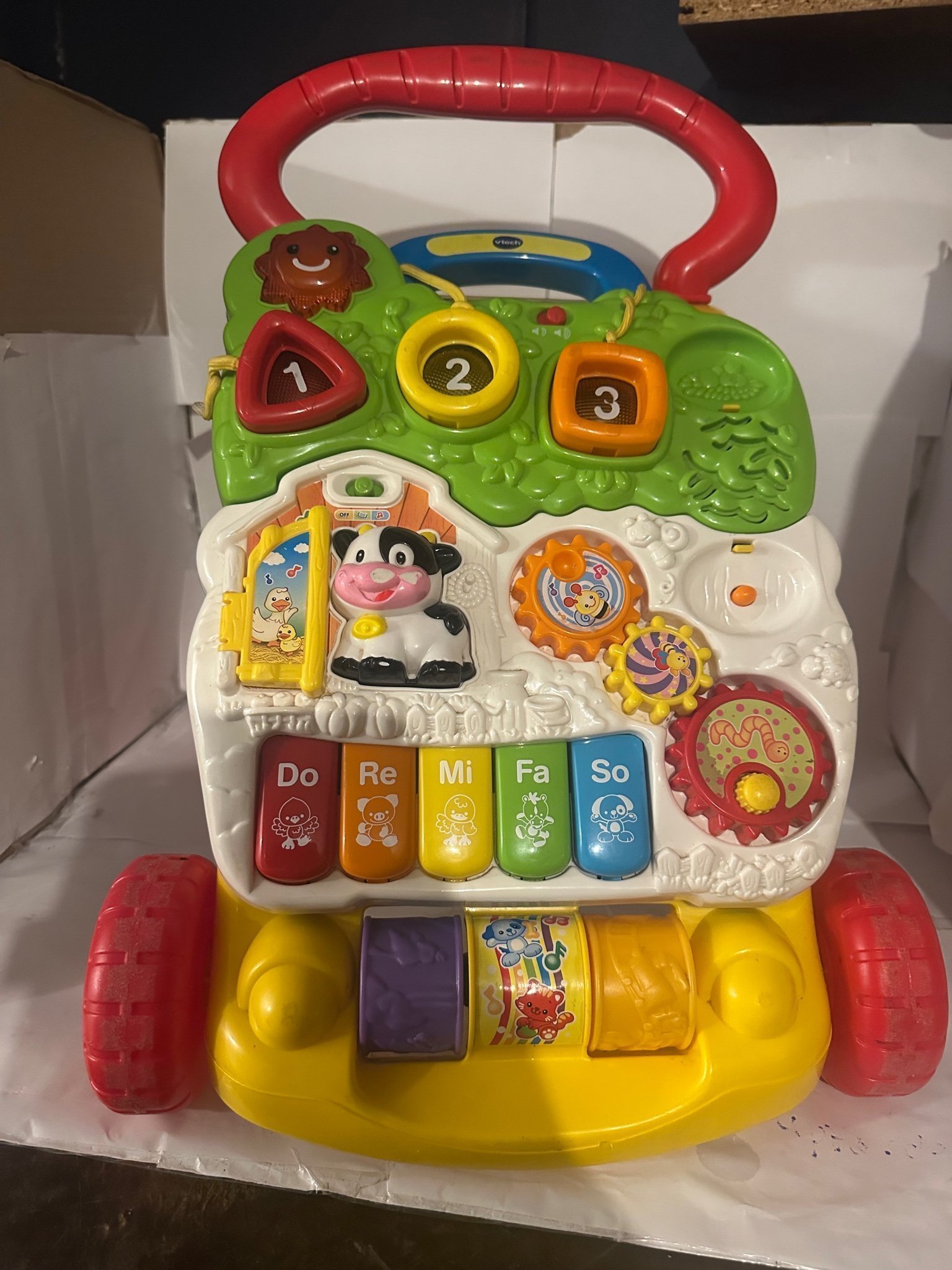 Vtech Lära-Gå-Vagn Baby Min Första Gå-Vagn (SE).. | Köp på Tradera ...
