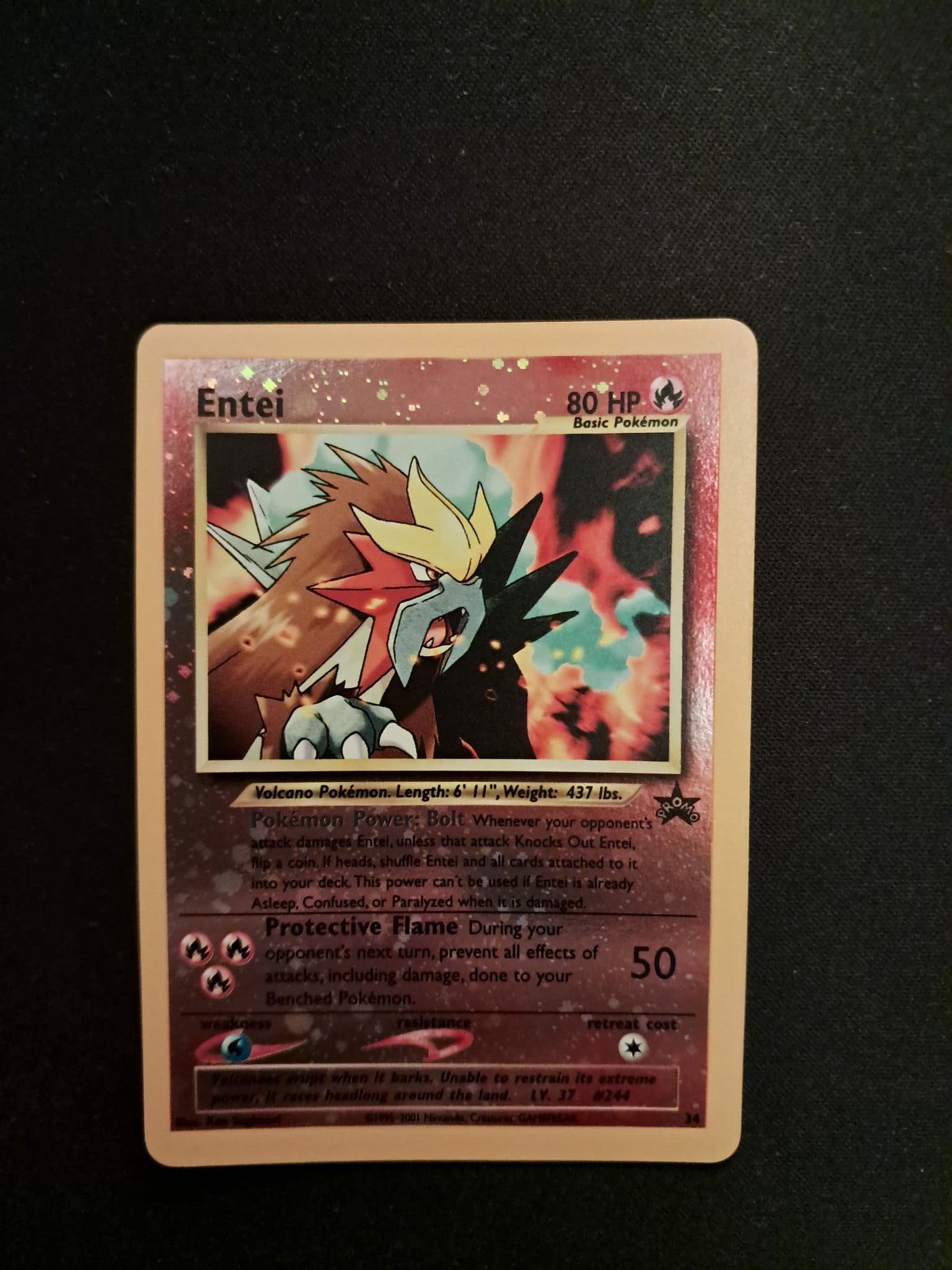 Entei holo, promo Pokémonkort. Mint, kort #numm.. | Köp på Tradera ...