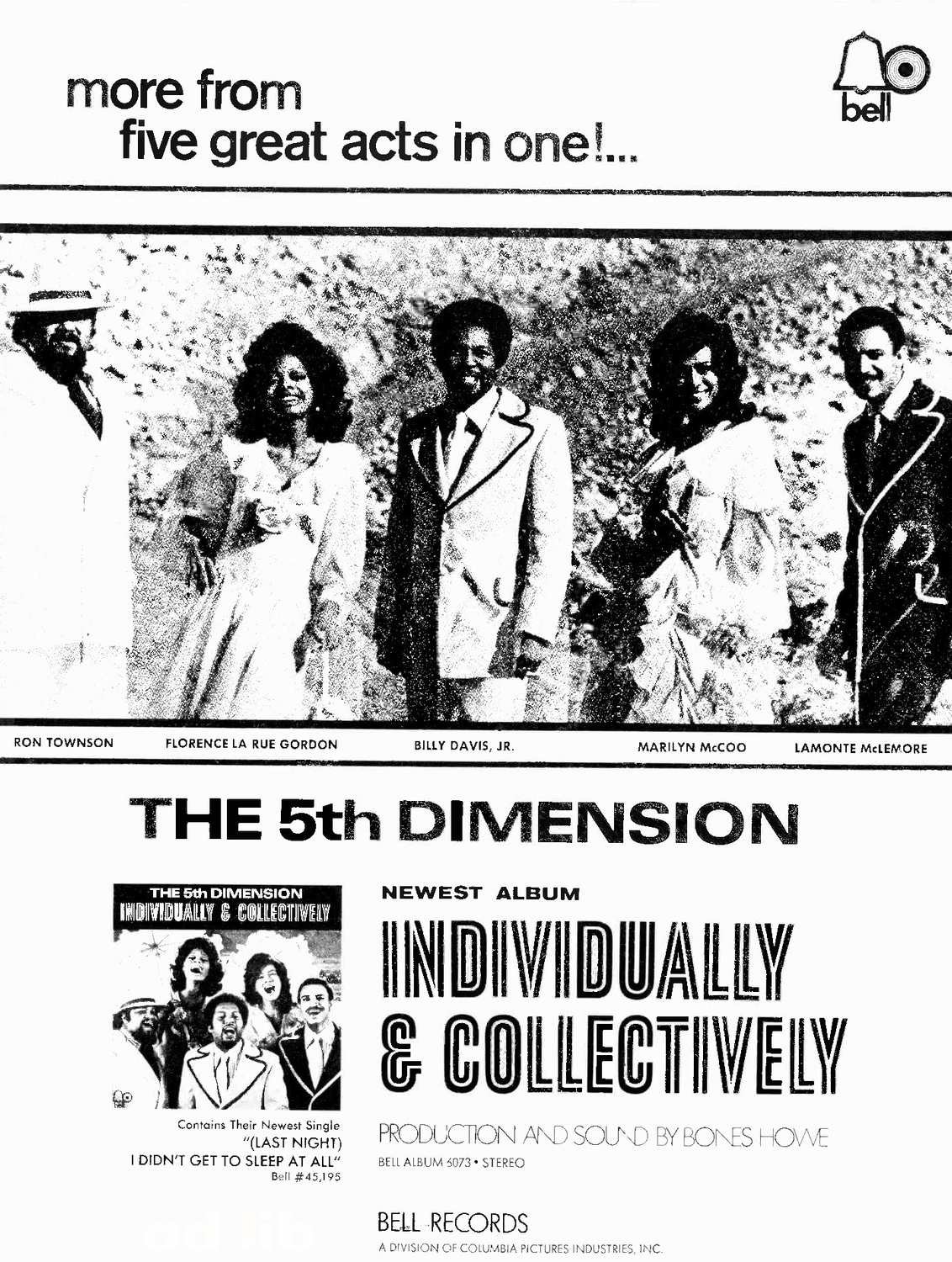 THE 5TH DIMENSIONS - INDIVIDUALLY & COLLECTIVE,.. | Köp på Tradera ...