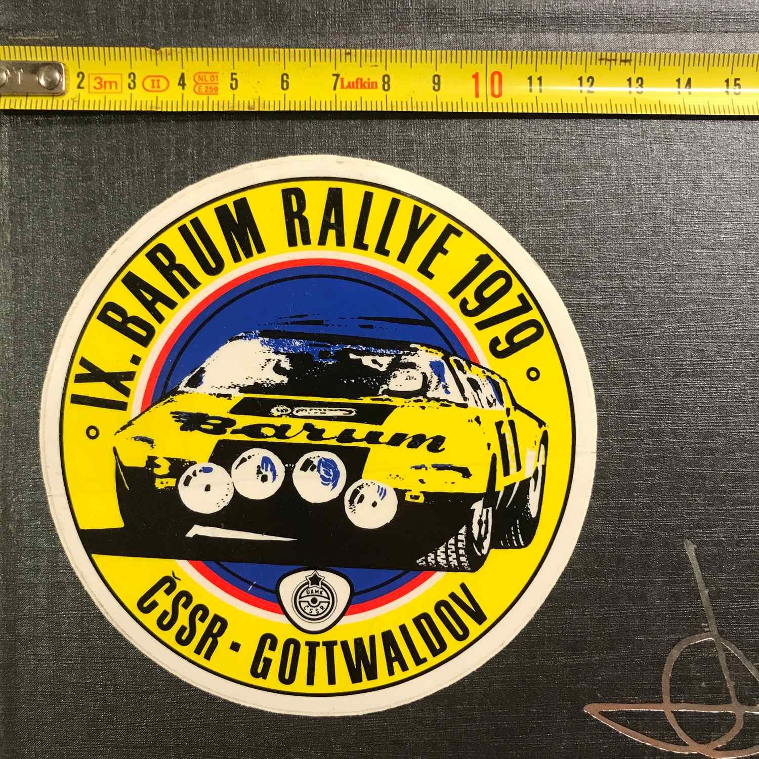 BARUM Rally 1979 Tjeckien Gottwaldov klistermär.. | Köp på Tradera ...