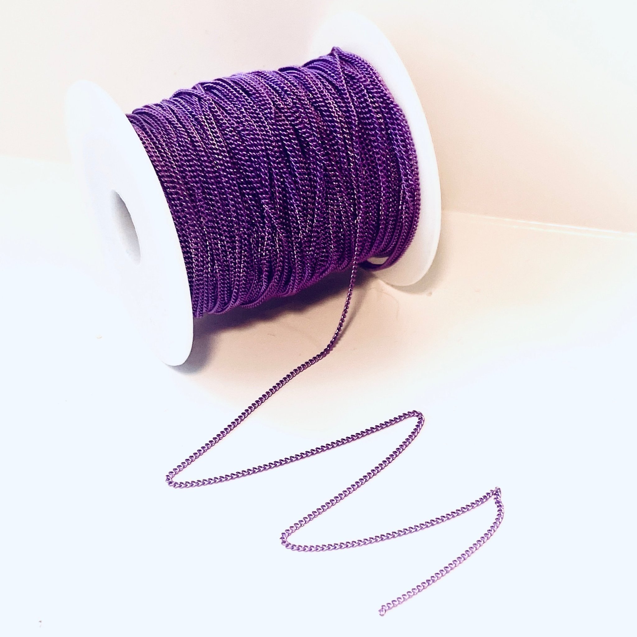 5M lång kedja smal Lila . Nu halva.. | Köp från Strazza på Tradera ...