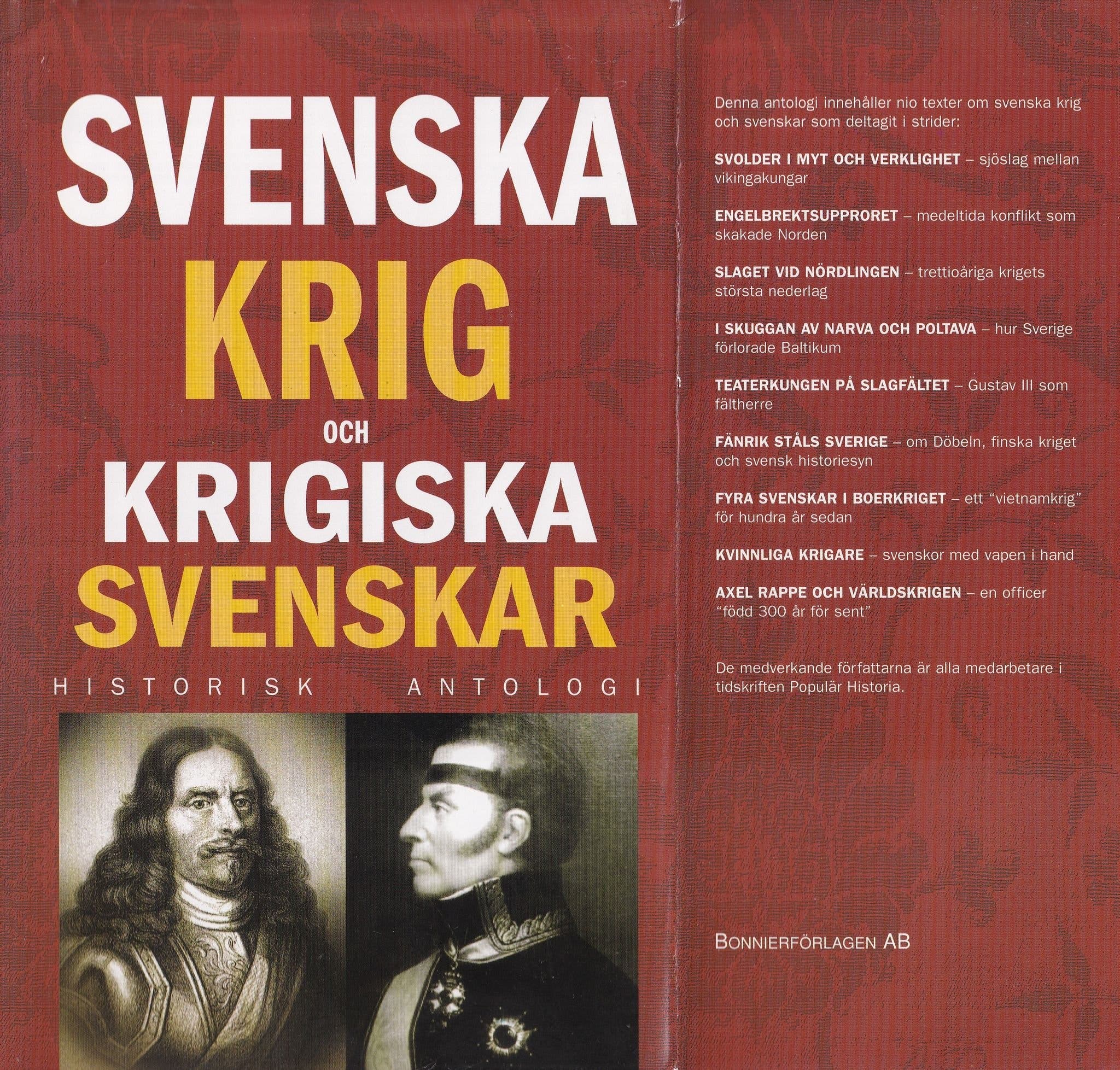 Bok Svenska krig och krigiska svenskar av Magnu.. | Köp på Tradera ...