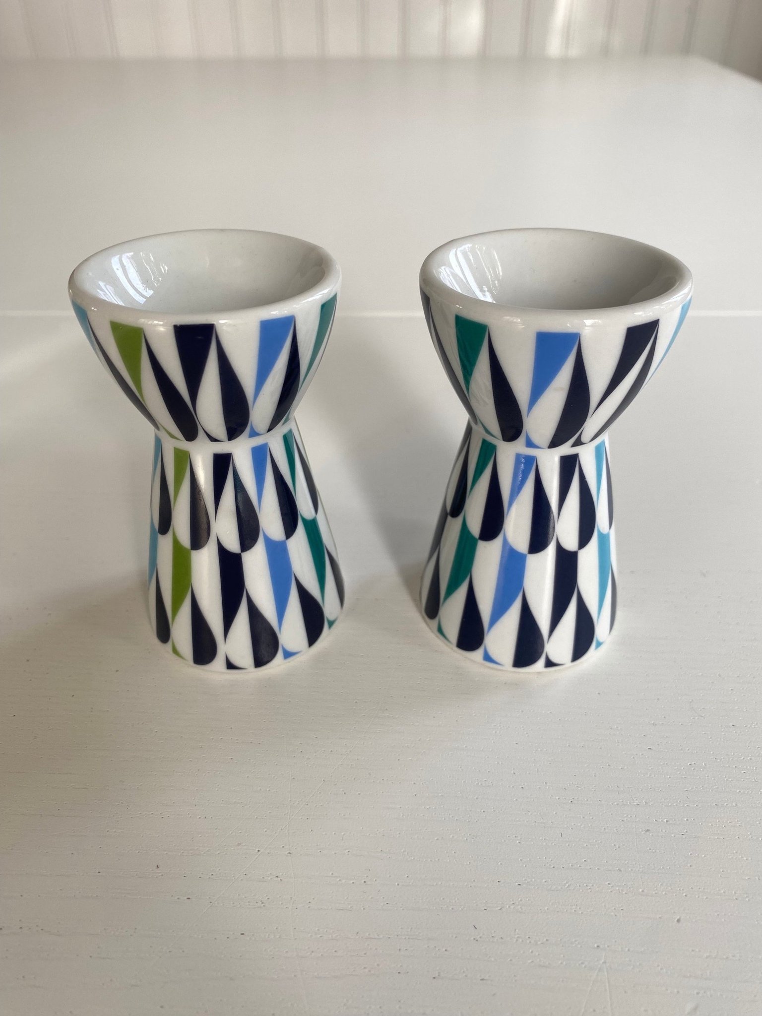 Äggkoppar från Saga form retro funkis vintage | Köp på Tradera (637916888)