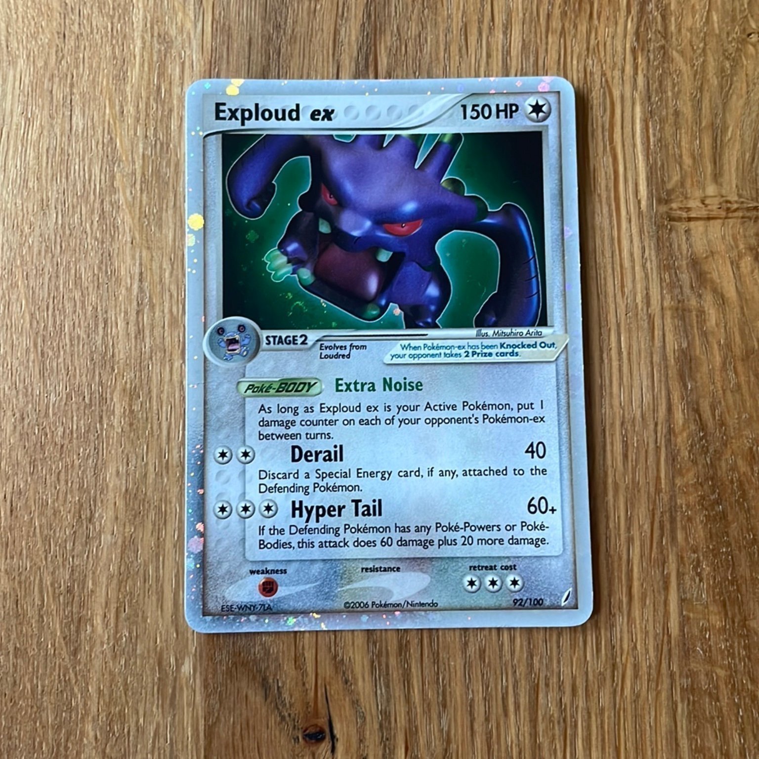 Exploud ex 92/100 Rare Holo Pokemon Crystal Gia.. | Köp på Tradera ...