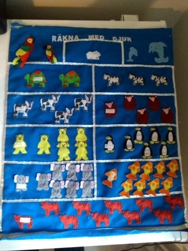 Räkna med djur - Lära sig räkna med djur | Köp på Tradera (645586275)