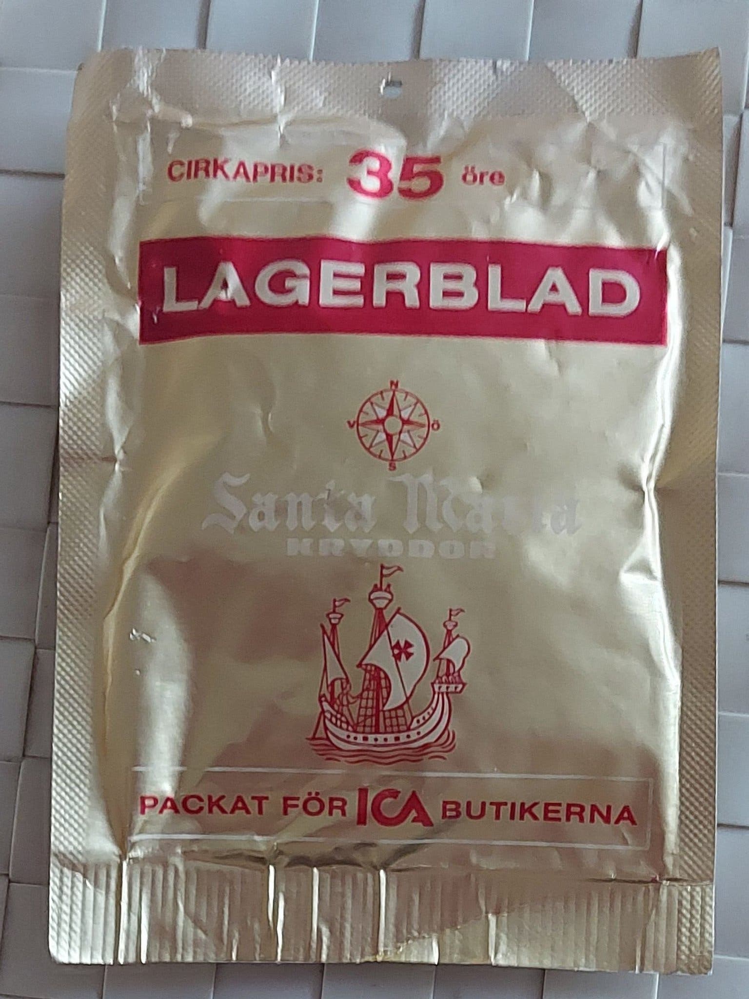 Lagerblad, retro, ICA, från nedlagd lanthandel .. | Köp på Tradera ...