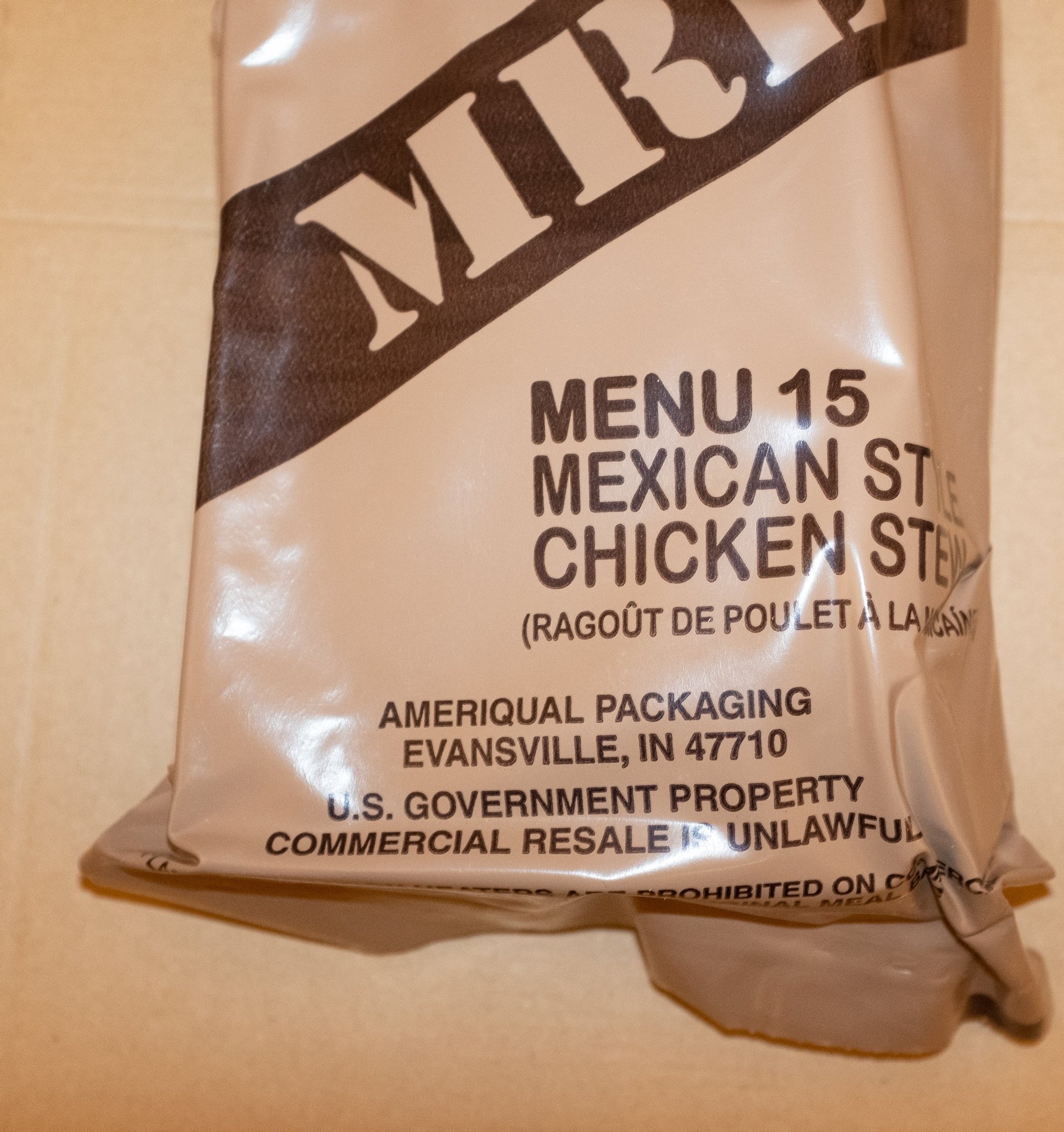 U.S MRE Menu 15: Mexican Style Chicken Stew - F.. | Köp på Tradera ...