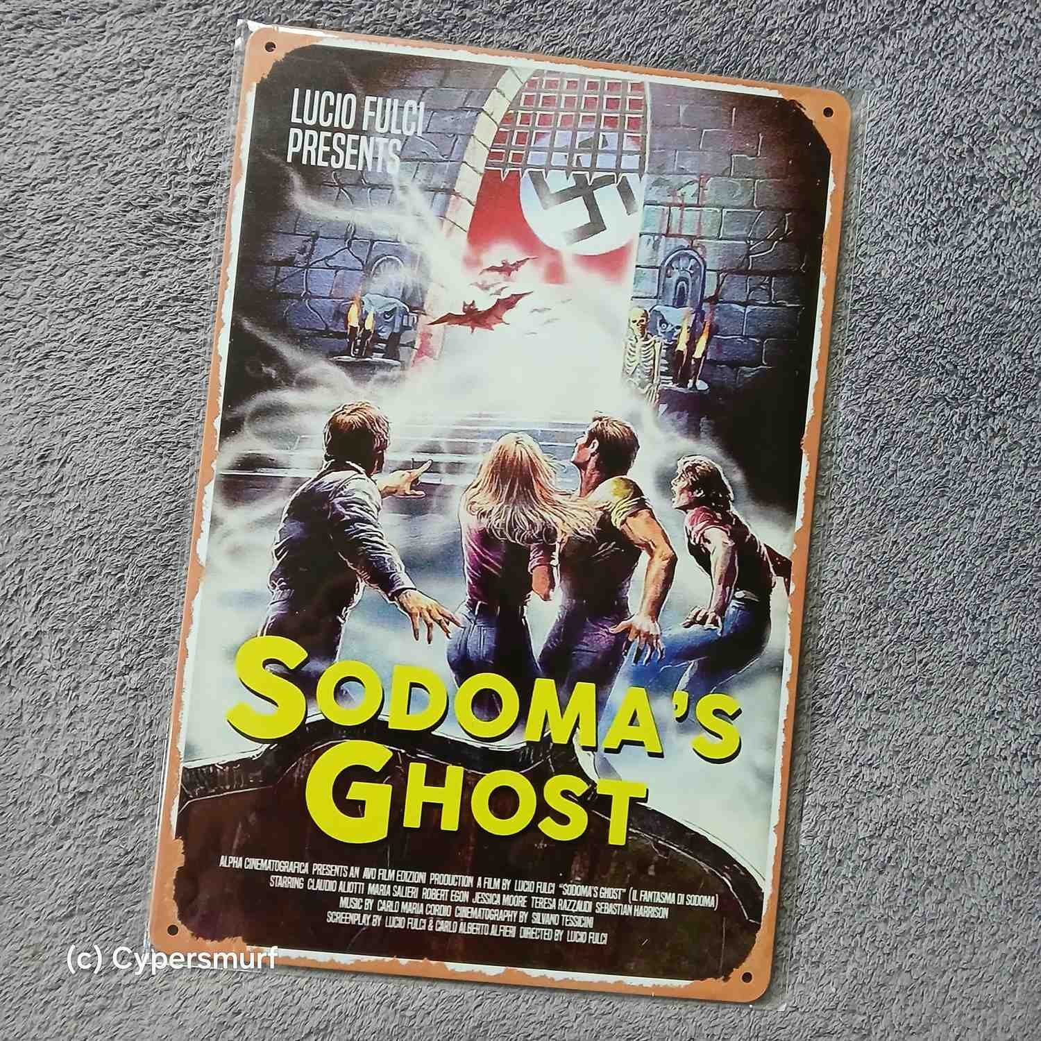 Sodoma´s ghost | Lucio Fulci | 20x30 | Plåtskylt. | Köp på Tradera ...