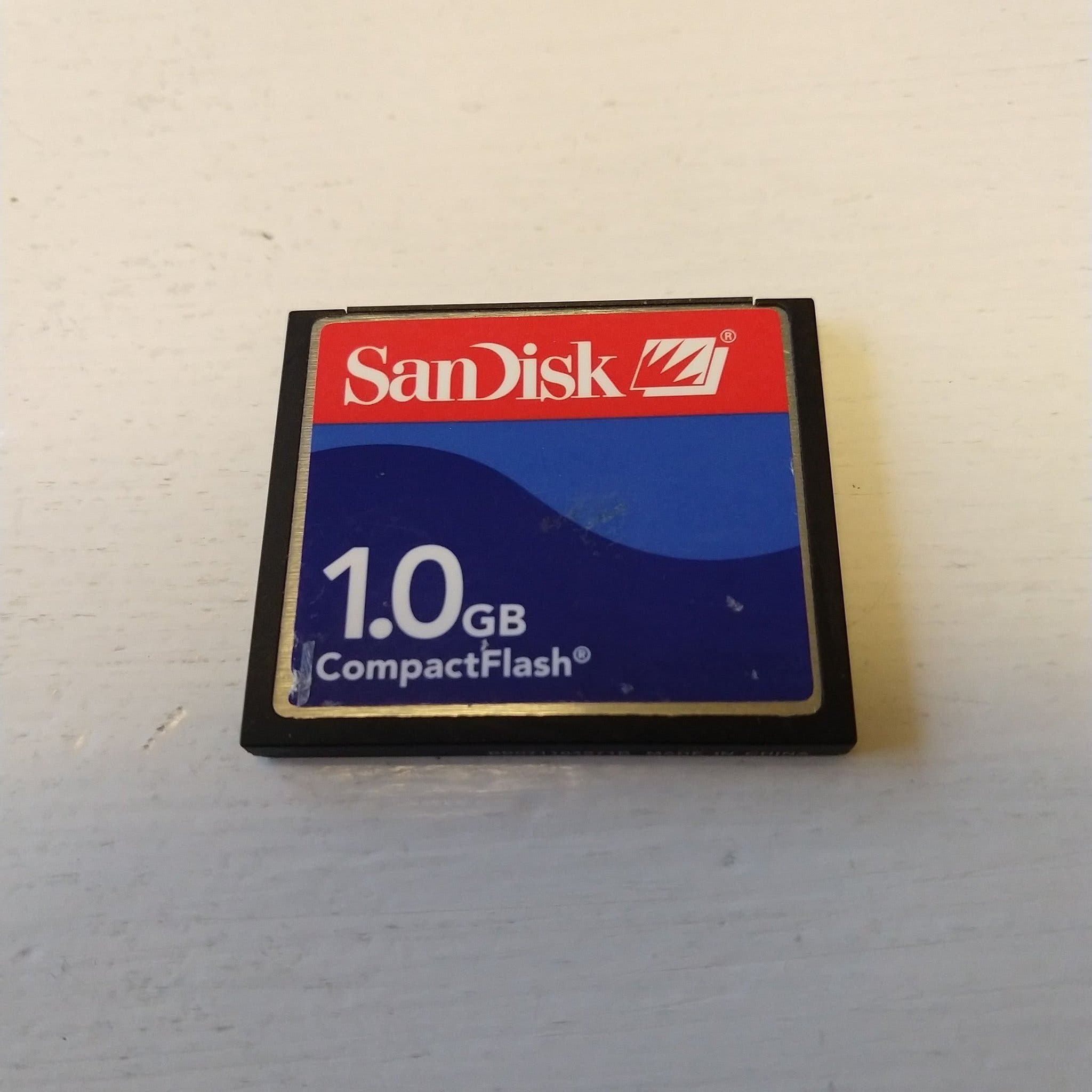 SanDisk CompactFlash 1.0GB | Köp på Tradera (696786170)