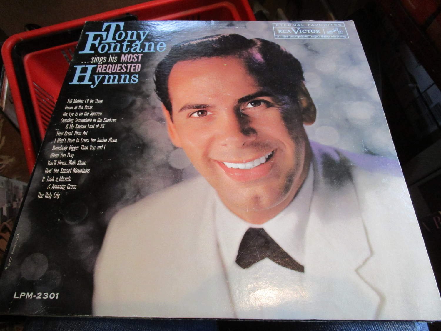 TONY FONTANE SINGS HIS MOST REQUESTED HYMNS - LP | Köp på Tradera ...