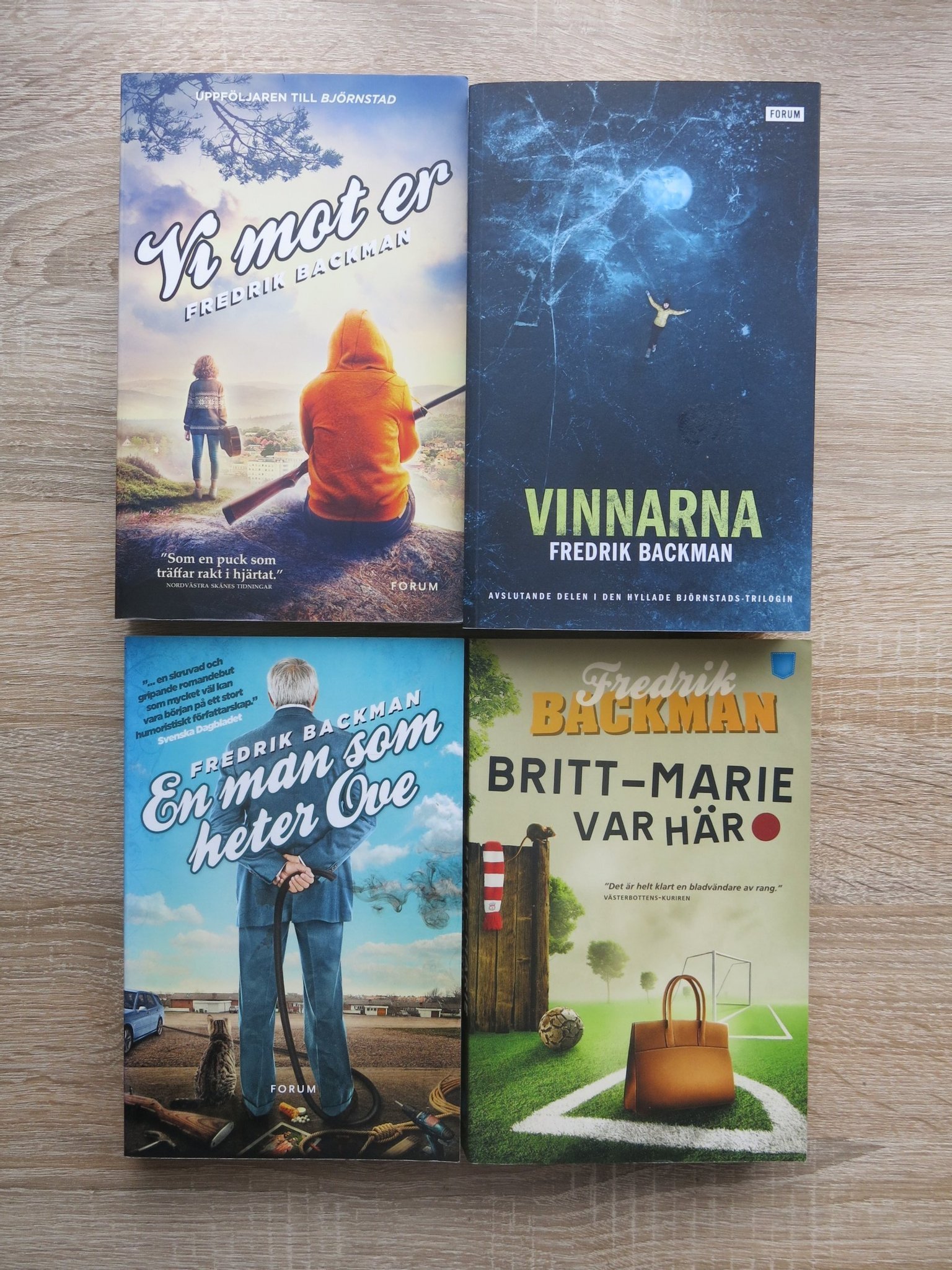 Se produkter som liknar 4 böcker av Fredrik Backman . på Tradera ...