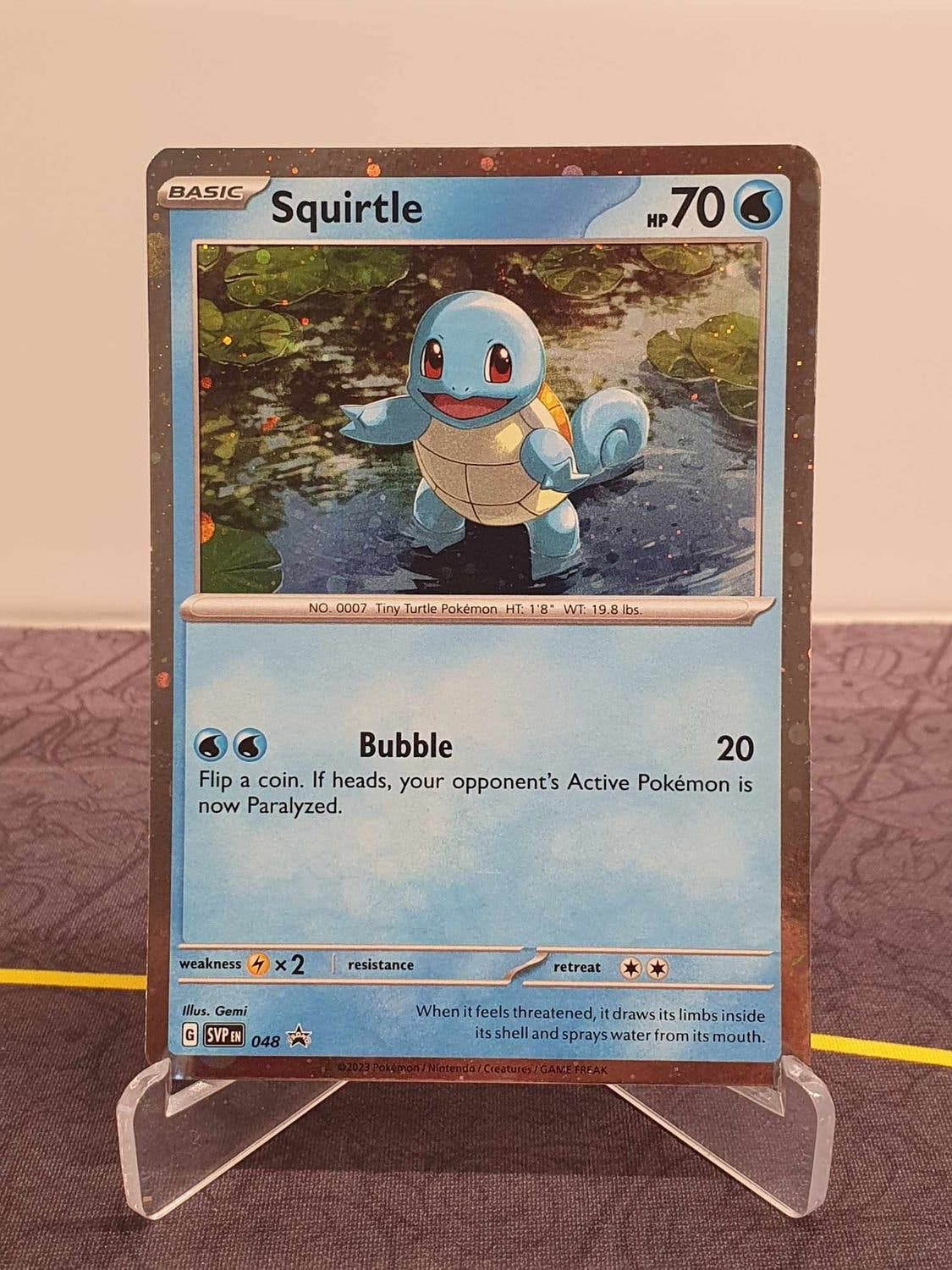 SQUIRTLE SVP048 - Holo Promo - Black Star Promo.. | Köp på Tradera ...