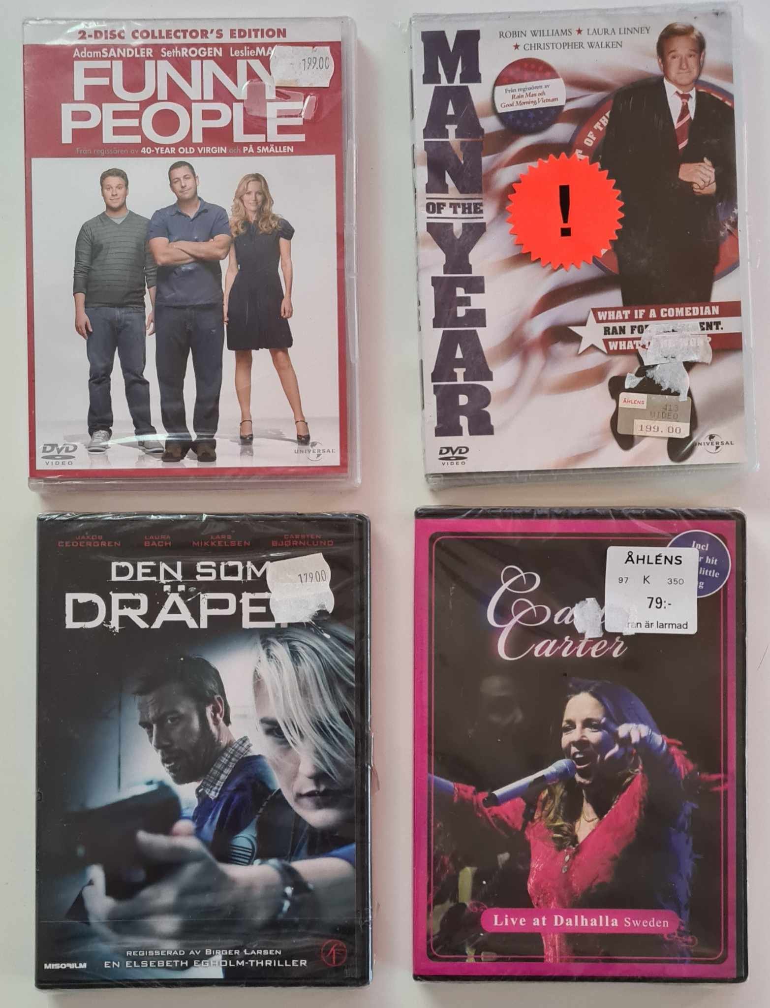 Filmer -Blandat - 4DVDs - Funny People, Man of .. | Köp på Tradera ...