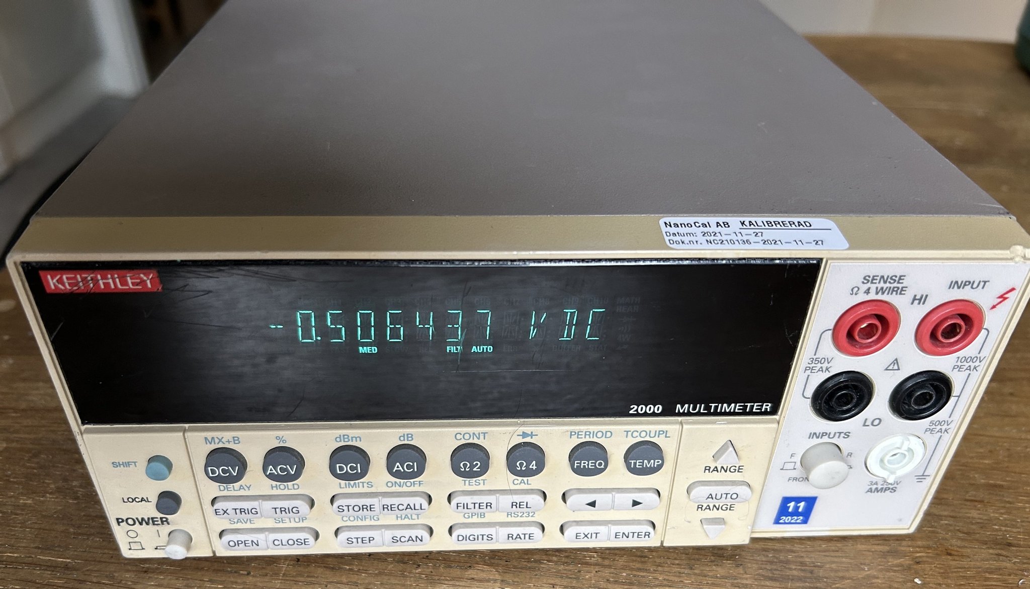Keithley 2000 bänkmultimeter 6,5-siffror | Köp på Tradera (702041542)
