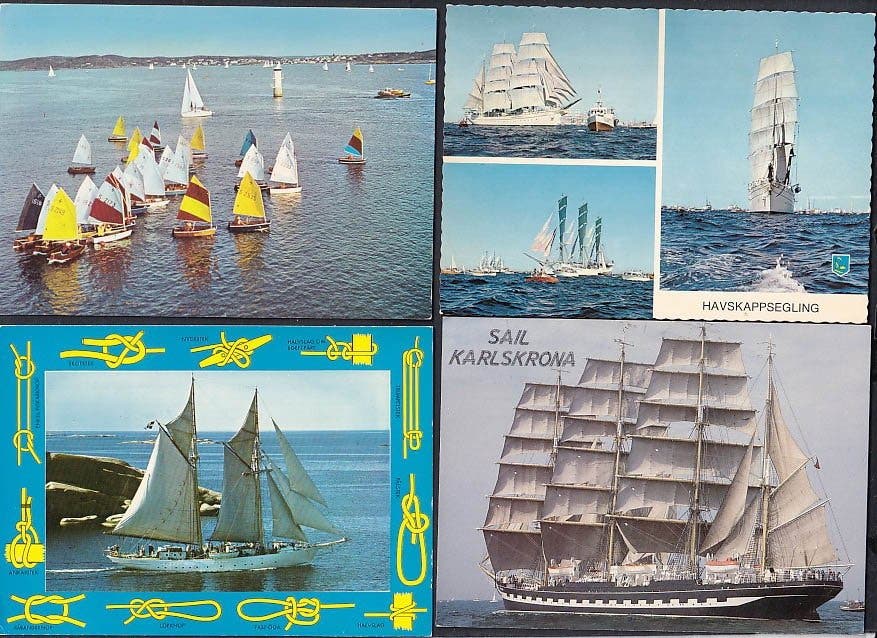 Se produkter som liknar 8 st Segelbåtar och -skutor. på Tradera (710512222)