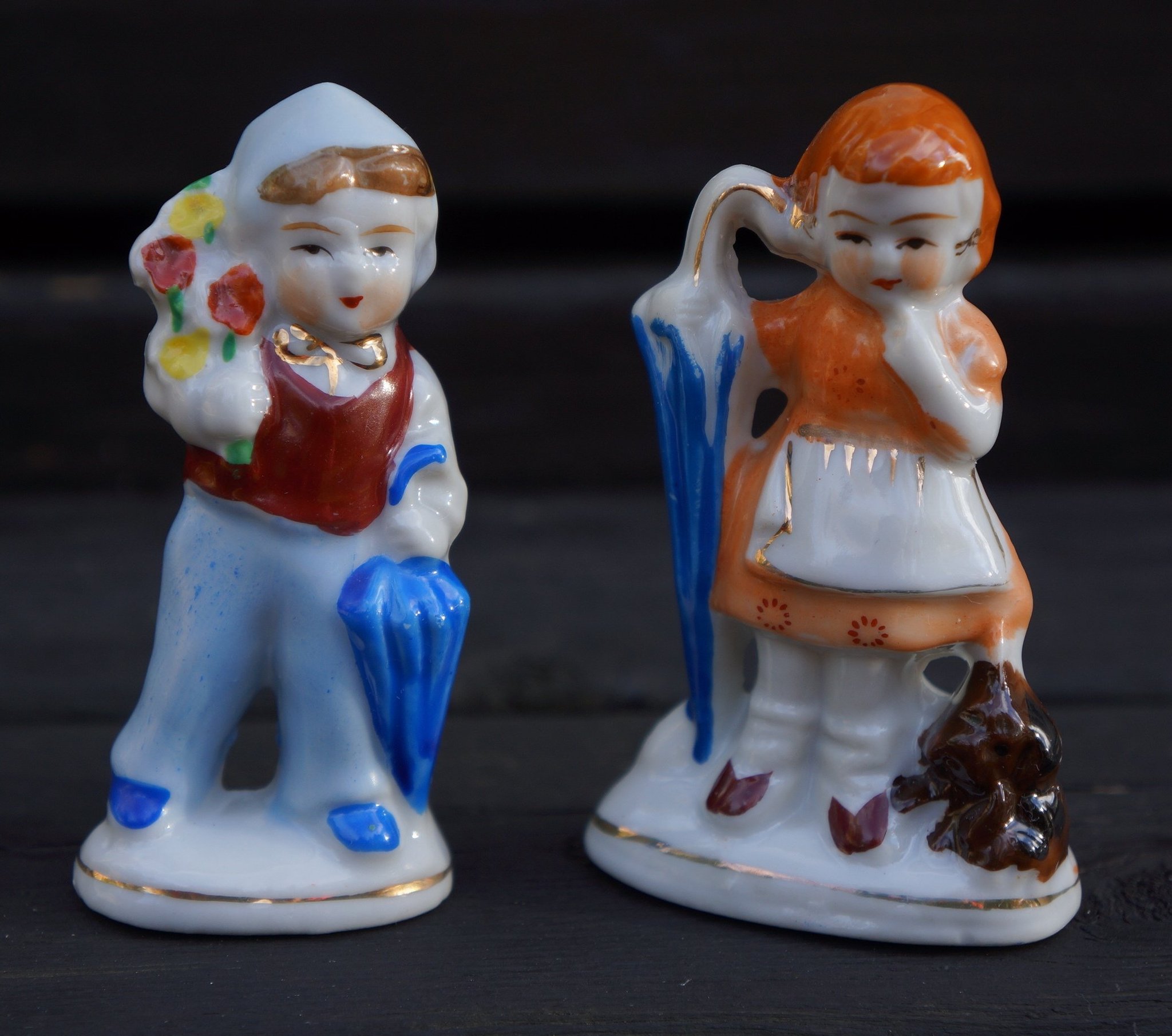 Figuriner / porslinsfigurer 50-tal - pojke & f.. | Köp på Tradera ...