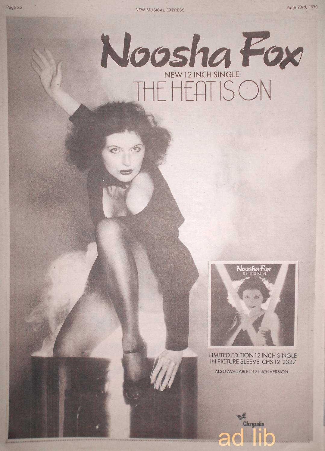 NOOSHA FOX - THE HEAT IS ON, LTD. EDITION, STOR.. | Köp på Tradera ...