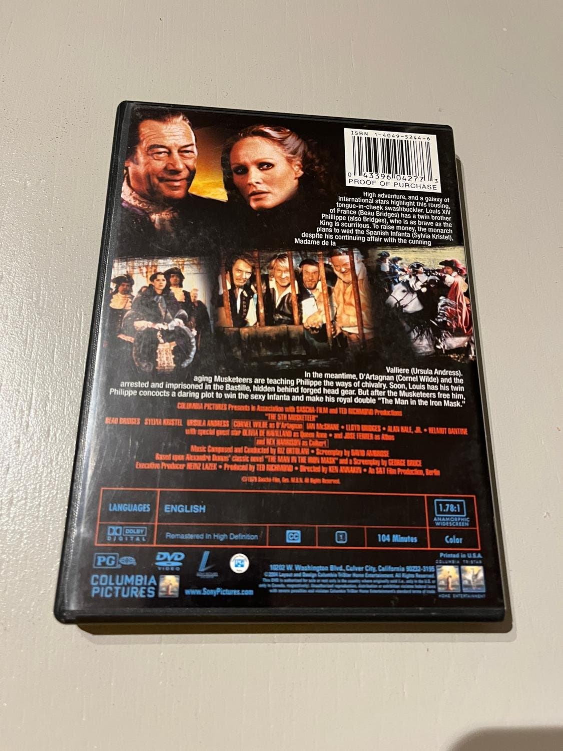 DVD-film: The 5th Musketeer (Beau B.. | Köp från Blabom på Tradera ...