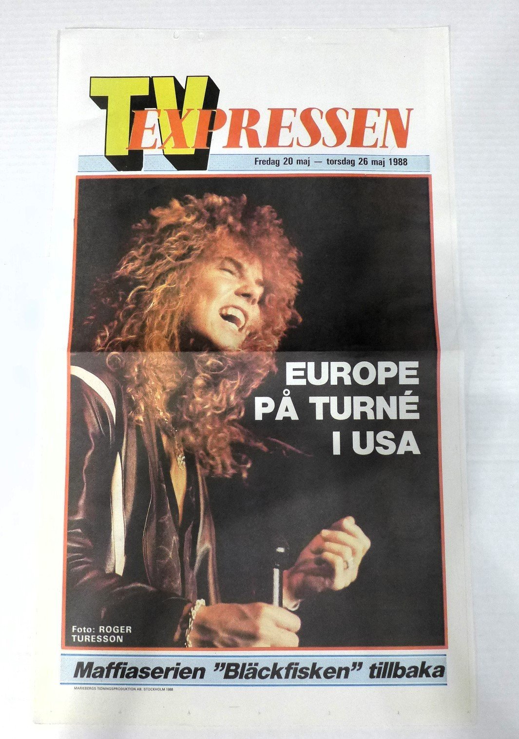 Se Produkter Som Liknar Löpsedel Tv Expressen Maj 198 På Tradera