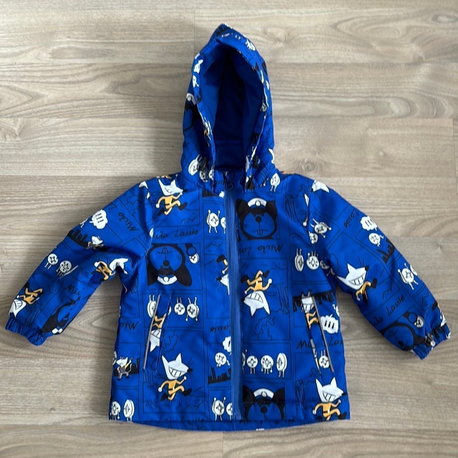 Mishalassie blå jacka, strl.80-86 | Köp på Tradera (688257828)