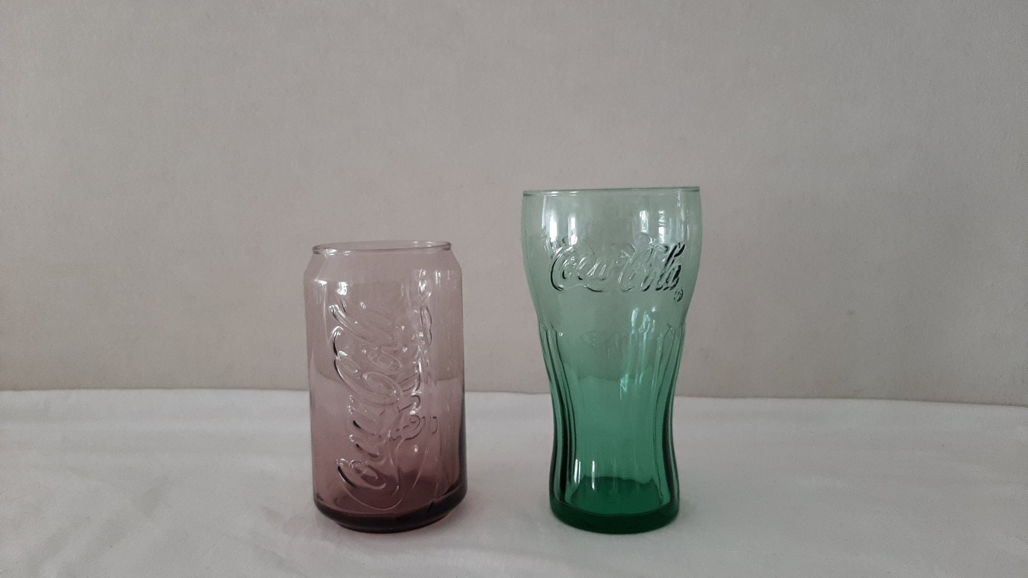 2 COCA COLA GLAS I FINT SKICK | Köp på Tradera (693659204)