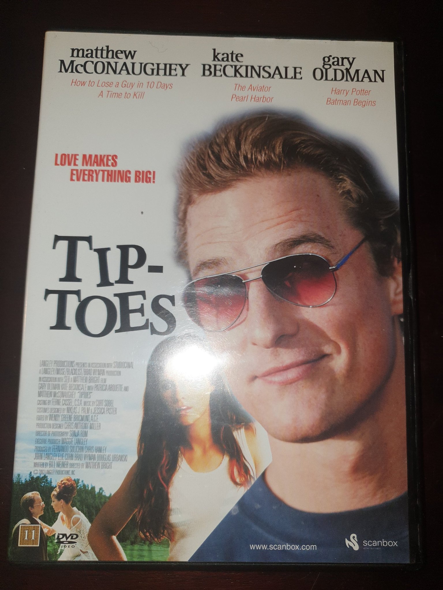 Tiptoes DVD med Matthew McConaughey, Kate Becki.. | Köp på Tradera ...