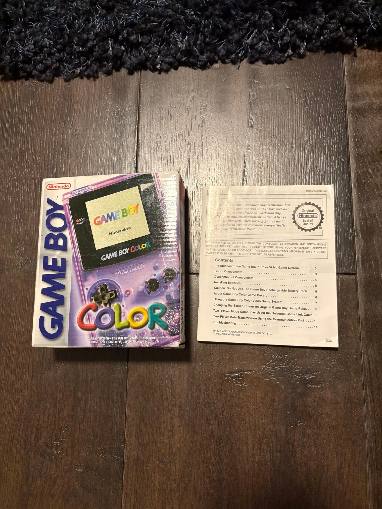 Nintendo Game Boy Color Kartong med manual | Köp på Tradera (710912467)