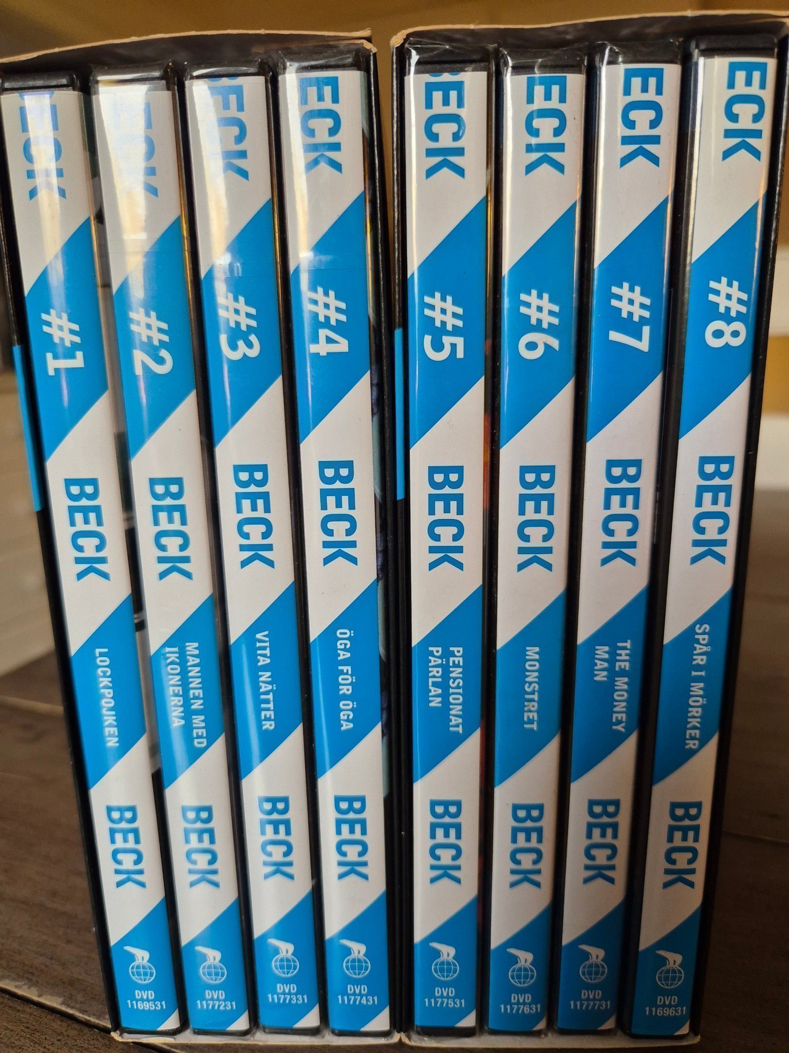 Beck 2 st DVD Box. Filmer 1-8 | Köp på Tradera (715289461)