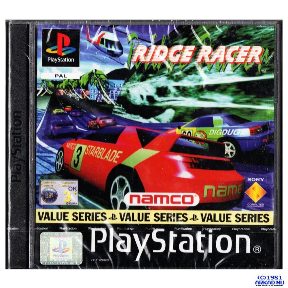 RIDGE RACER PS1 NYTT INPLASTAD | Köp från arkadnu på Tradera (636101136)