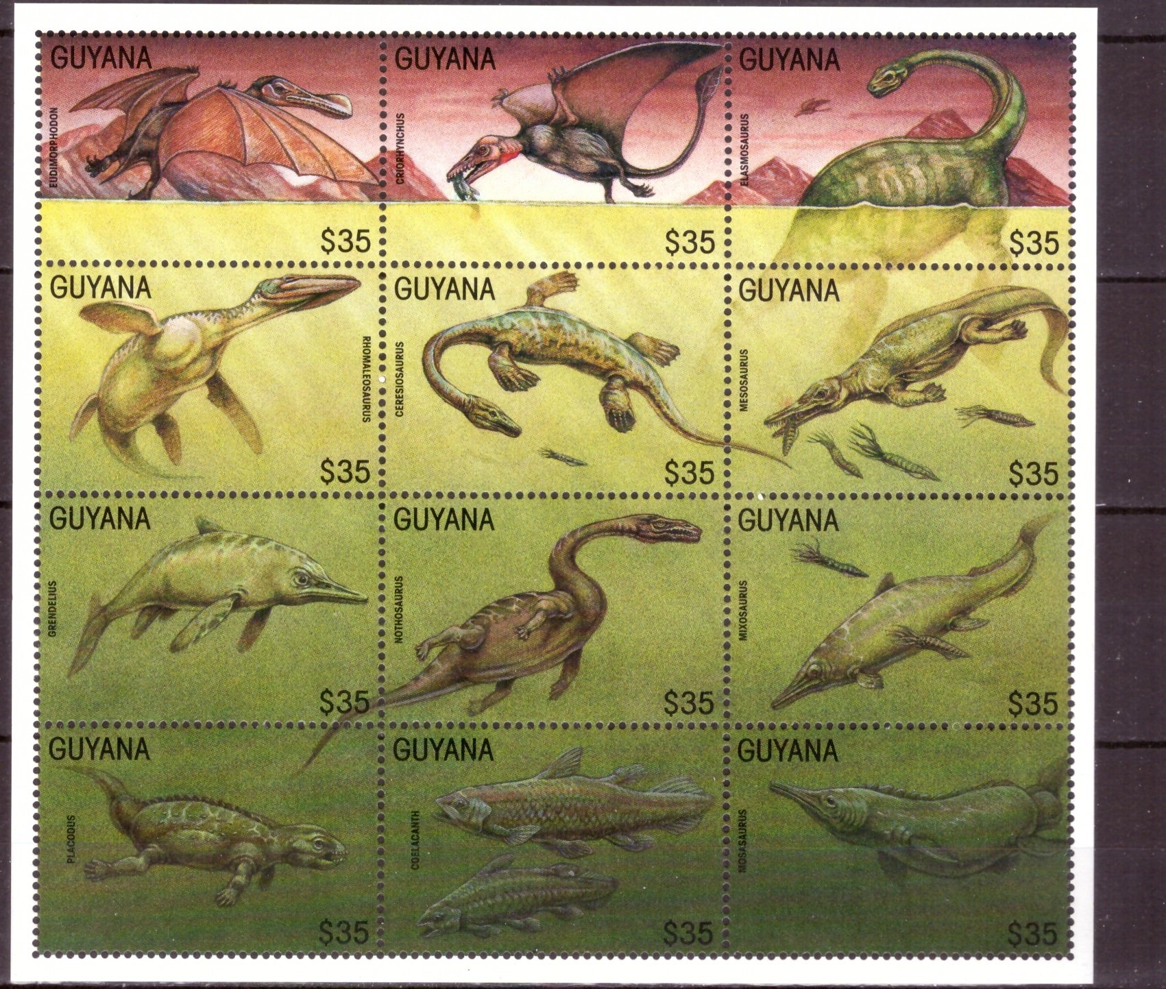 Se produkter som liknar Guyana / Förh. djur block xx på Tradera (699657275)